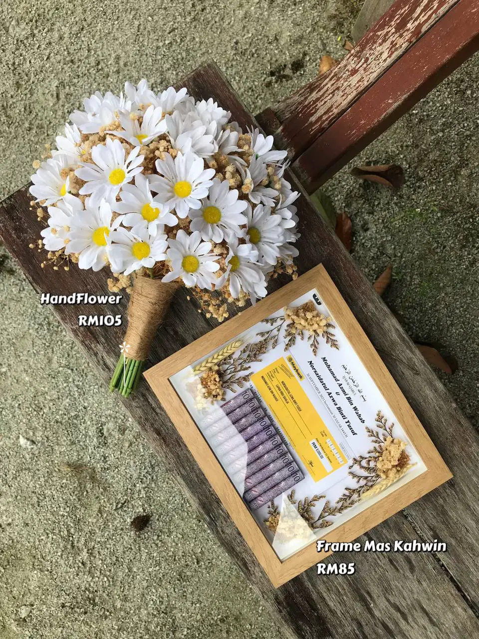 Frame Mas Kahwin & Bunga tangan Pengantin | Galeri disiarkan oleh ...