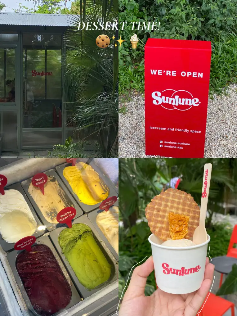 DESSERT TIME!🍪 🍦 at Sunlune | แกลเลอรีที่โพสต์โดย mintcha🐰 | Lemon8