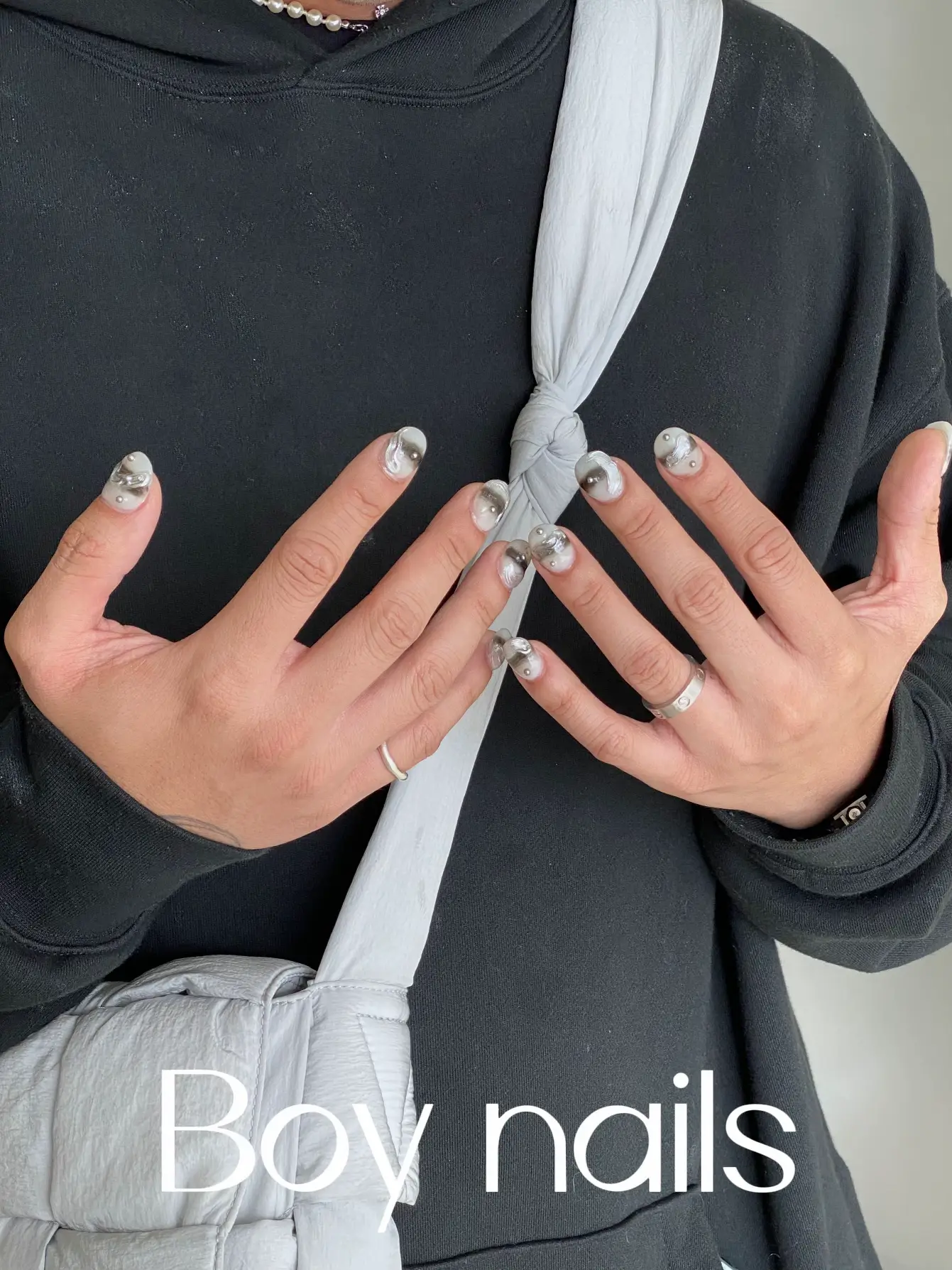 ผู้ชายก็ทำเล็บได้ | boy nails | แกลเลอรีที่โพสต์โดย private nails. | Lemon8