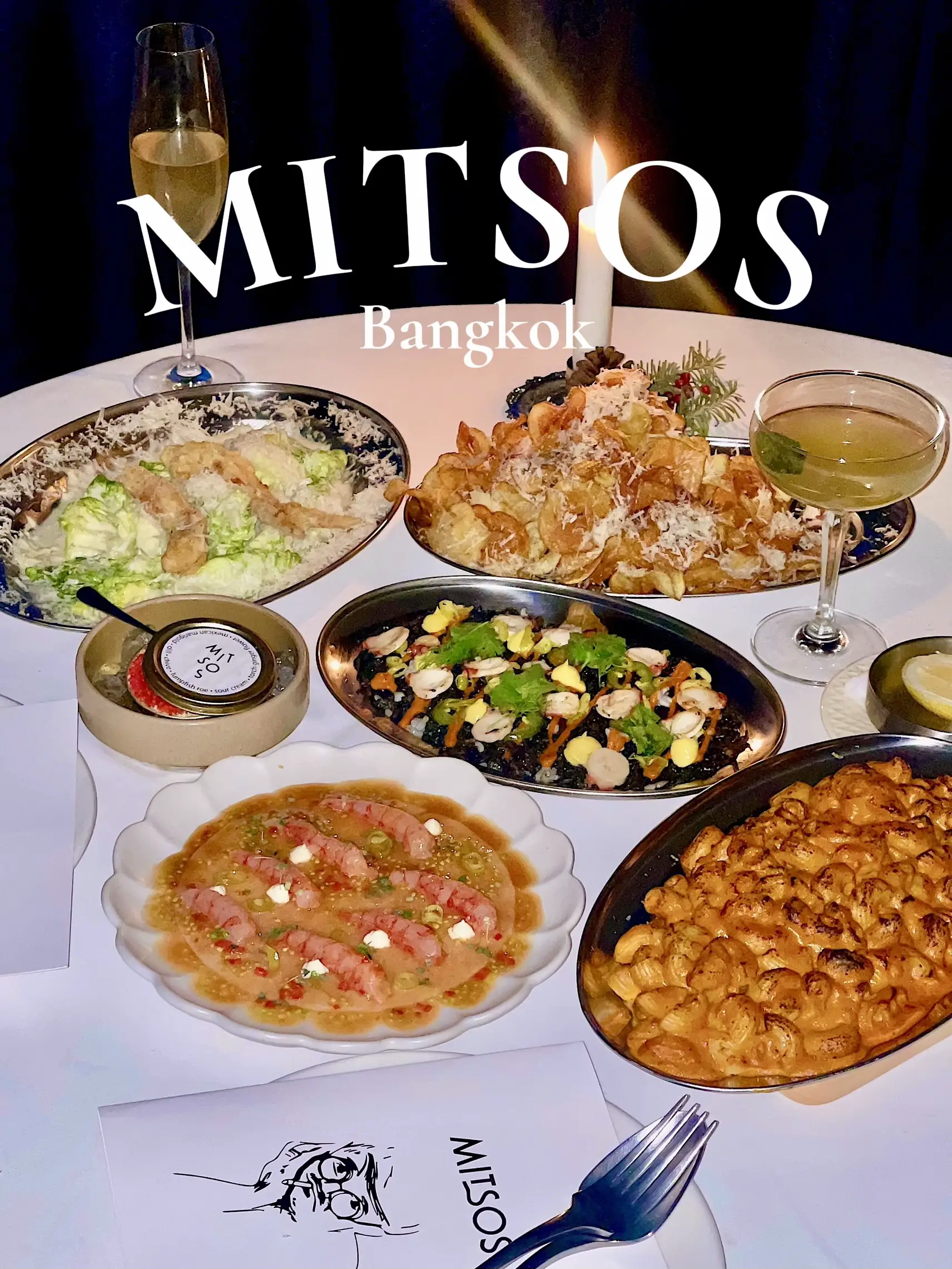 บอกต่อร้านดินเนอร์ติดแกลม Mitsos Bangkok | แกลเลอรีที่โพสต์โดย taetae🌷 ...