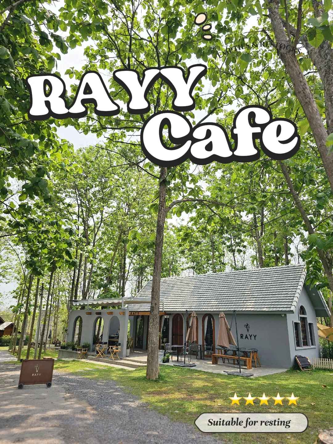 RAYY คาเฟ่ไร่องุ่น | แกลเลอรีที่โพสต์โดย กินลมชมวิว | Lemon8