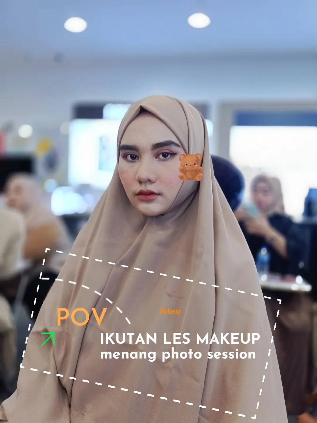 POV IKUTAN LES MAKEUP menang photo session | Galeri diposting oleh anis afiyati | Lemon8