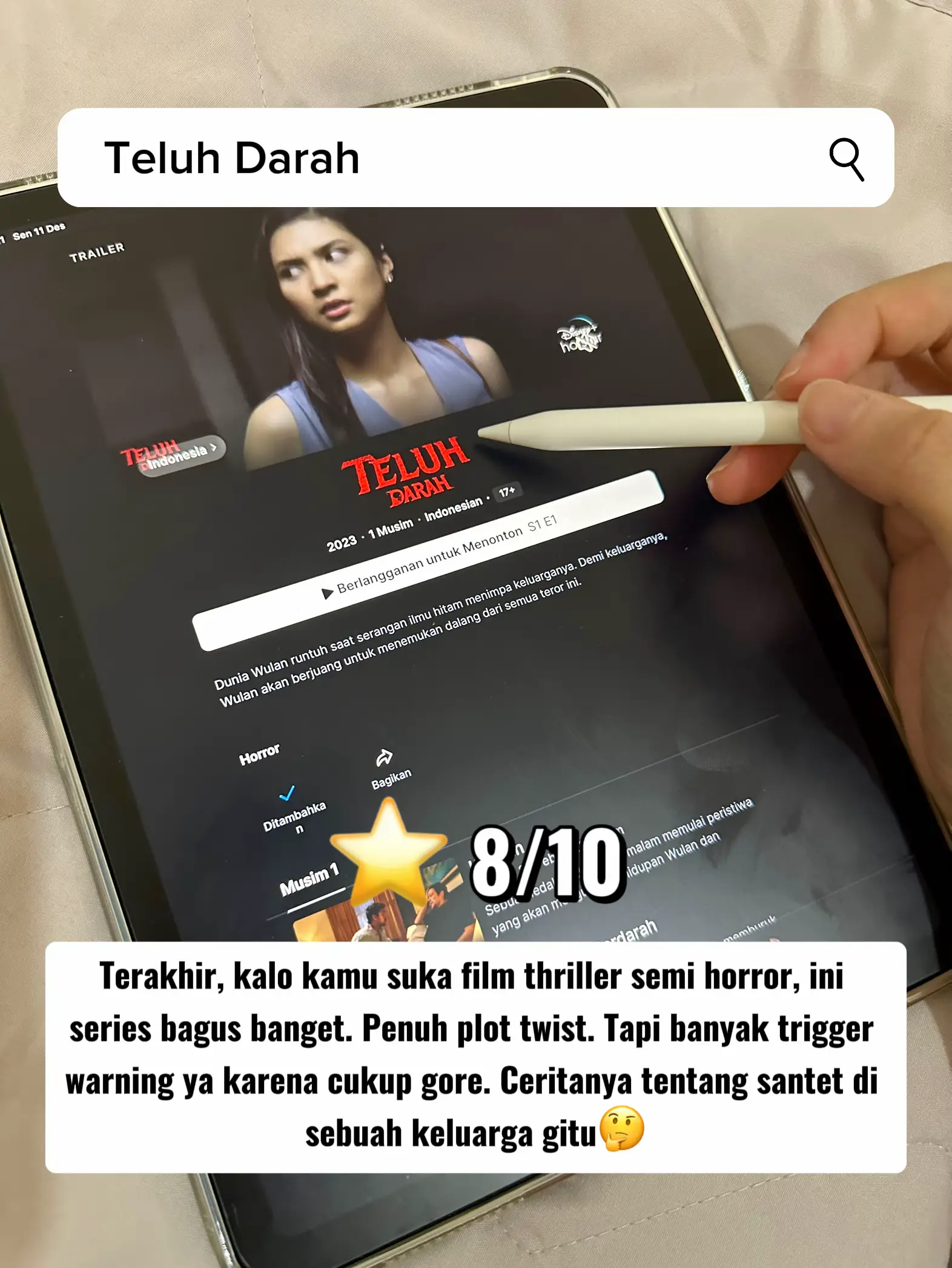 FILM/SERIES terbaik di 2023 versiku! Wajib nonton😱 | Galeri diposting oleh Nadiah A | Lemon8