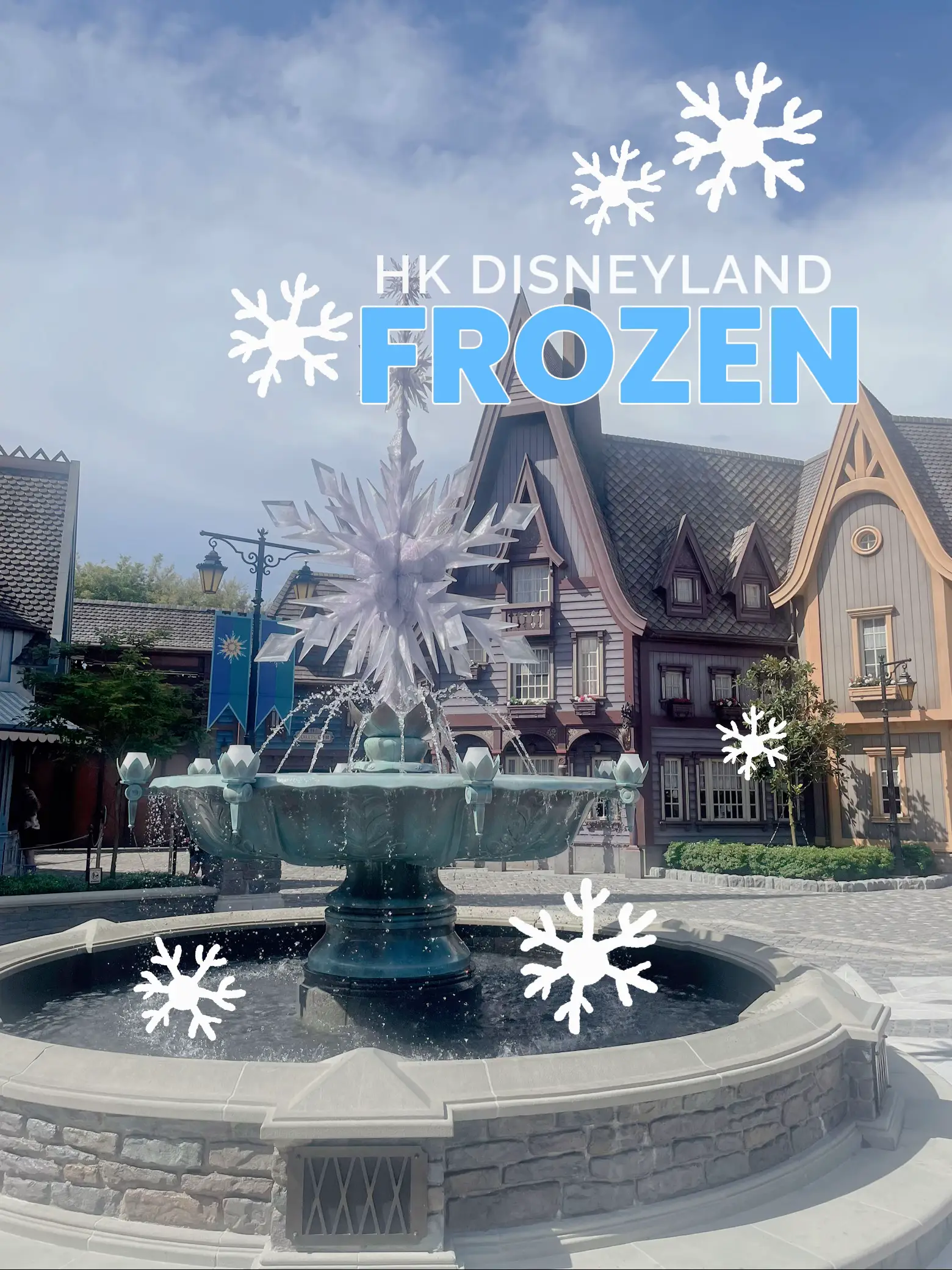 Frozen zone at HK DISNEYLAND โซนใหม่น่ารักมาก🥹 | วิดีโอที่เผยแพร่โดย ...