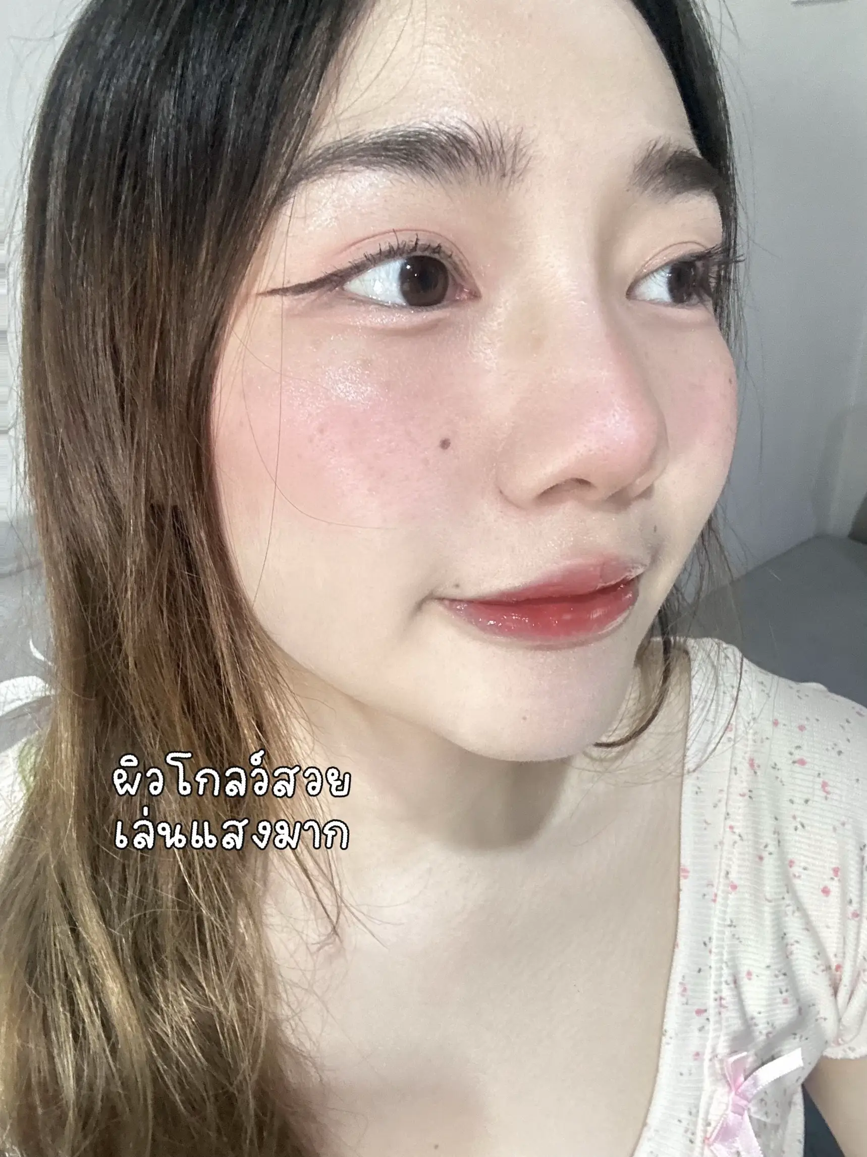 how to แต่งหน้า Glass skin แบบวอนยอง 😍 | แกลเลอรีที่โพสต์โดย Rawisara | Lemon8