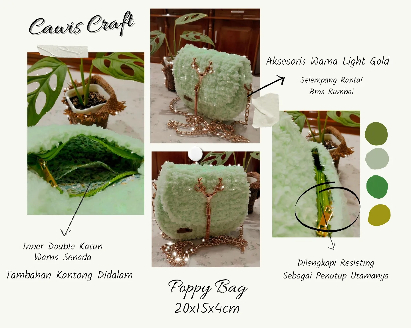 Detail Tas Rajut Jaring Handmade | Galeri diposting oleh utami eko | Lemon8