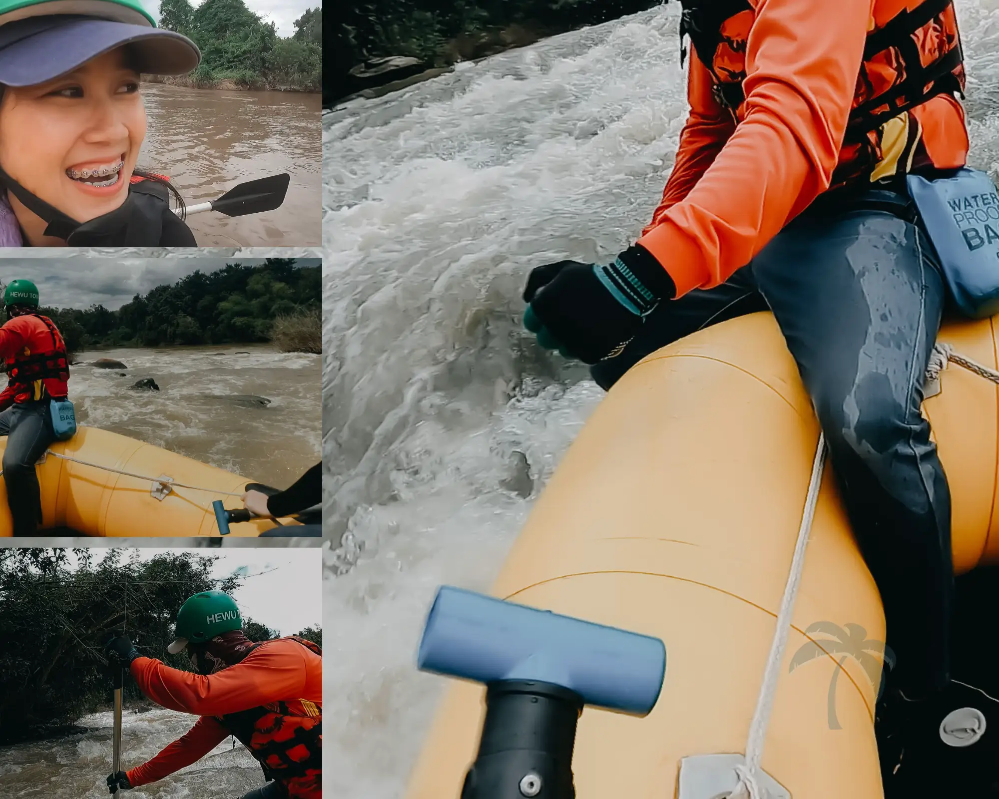 🌧️ล่องแก่งลำน้ำเข็ก🚣‍♂️ | แกลเลอรีที่โพสต์โดย Seen🦆 | Lemon8