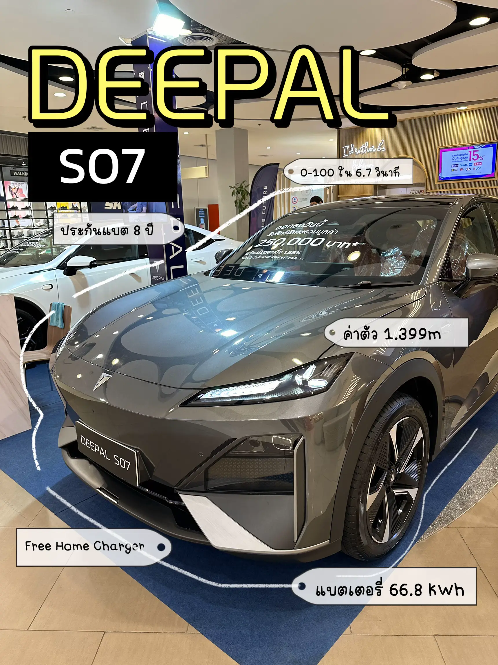DEEPAL S07 ค่าตัว 1.399m กับ option ครบๆ 🚗 | แกลเลอรีที่โพสต์โดย Nottolio | Lemon8