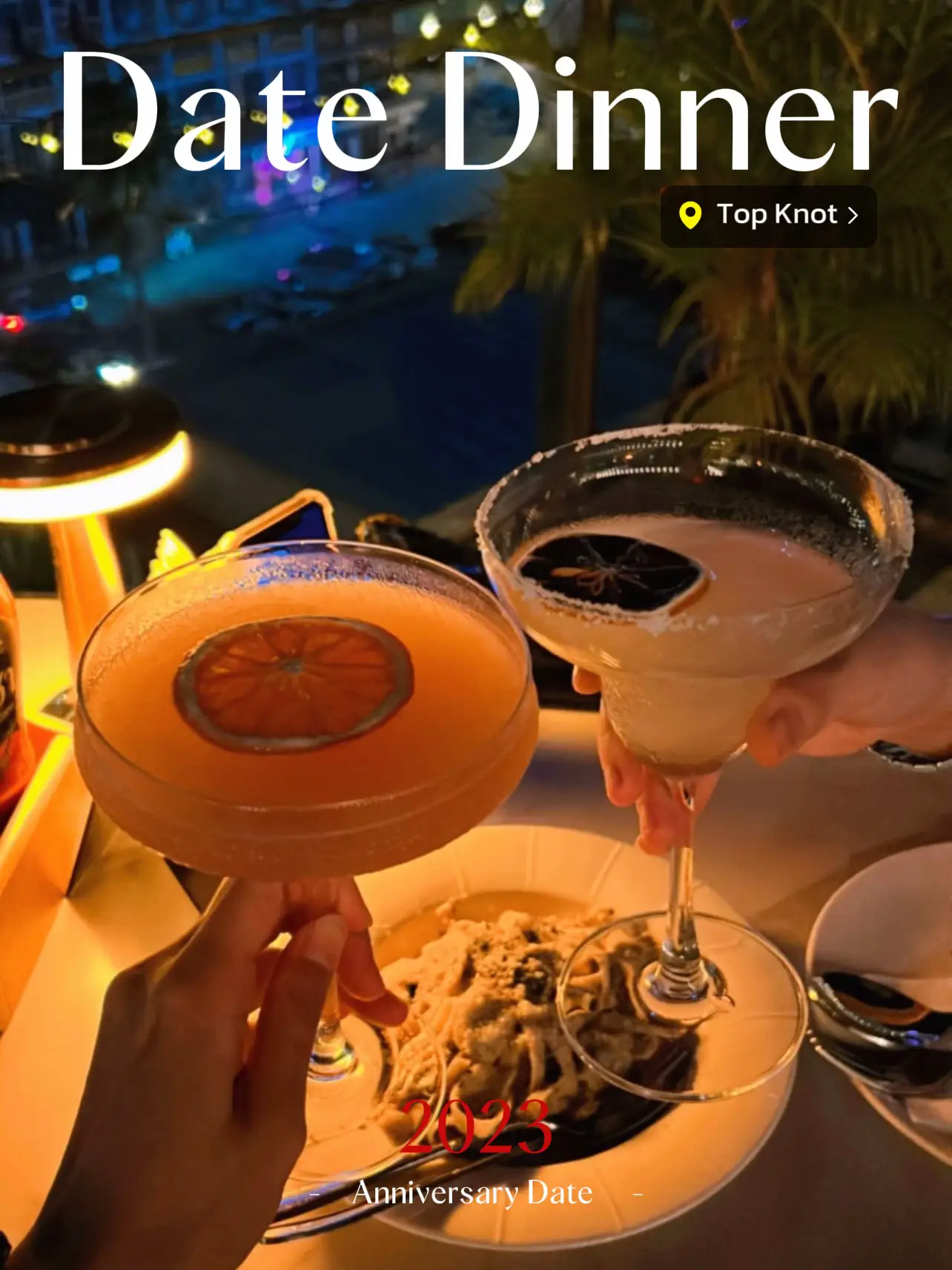 Date Dinner บนRooftop ย่านเจริญกรุงง~~😍 | แกลเลอรีที่โพสต์โดย kkateetak_ | Lemon8
