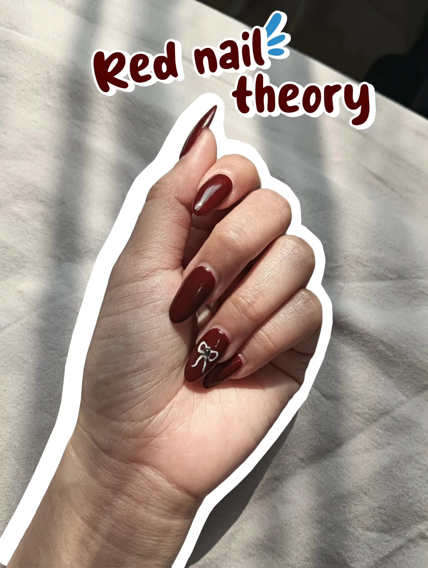 Red nail Theory💅🏻 | Gallery posted by pureo🌈 | Lemon8