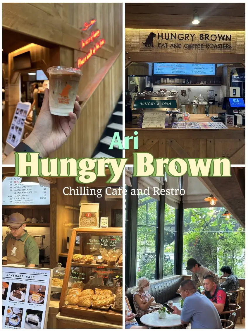 Hungry Brown Ari คาเฟ่สุดน่ารัก บรรยากาศดี ทำงานได้ชิลๆ ☕️ | แกลเลอรี ...