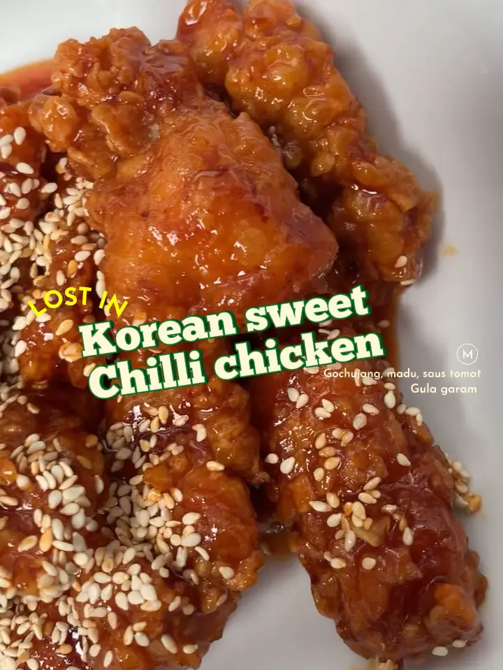 Korean sweet chilli chicken | Video dipublikasikan oleh Nisyafird | Lemon8
