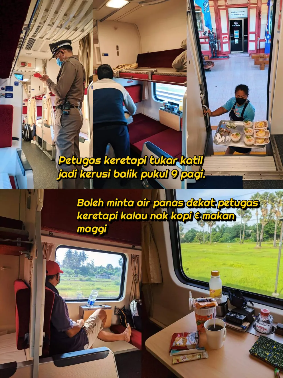 End Year Travel: RM135 Sleeper Train ke Bangkok! | Galeri disiarkan oleh Hazwan Hafiz | Lemon8