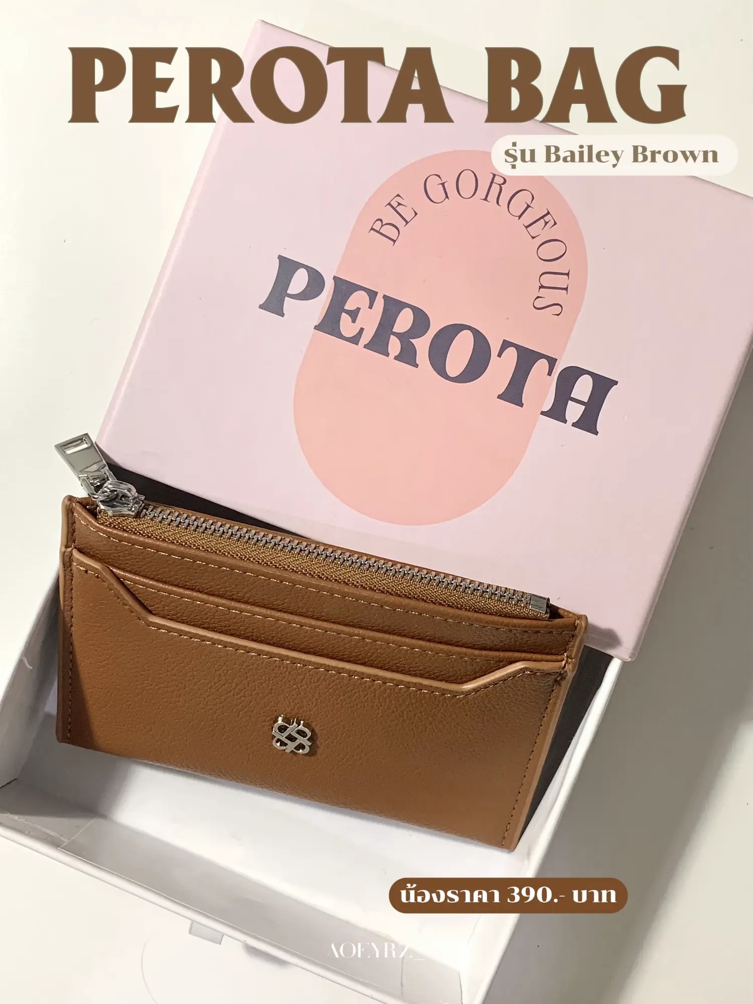 🤎กระเป๋าสตางค์ Card Holder | PEROTA BAG 💳ทรงกระทัดรัด | แกลเลอรีที่ ...
