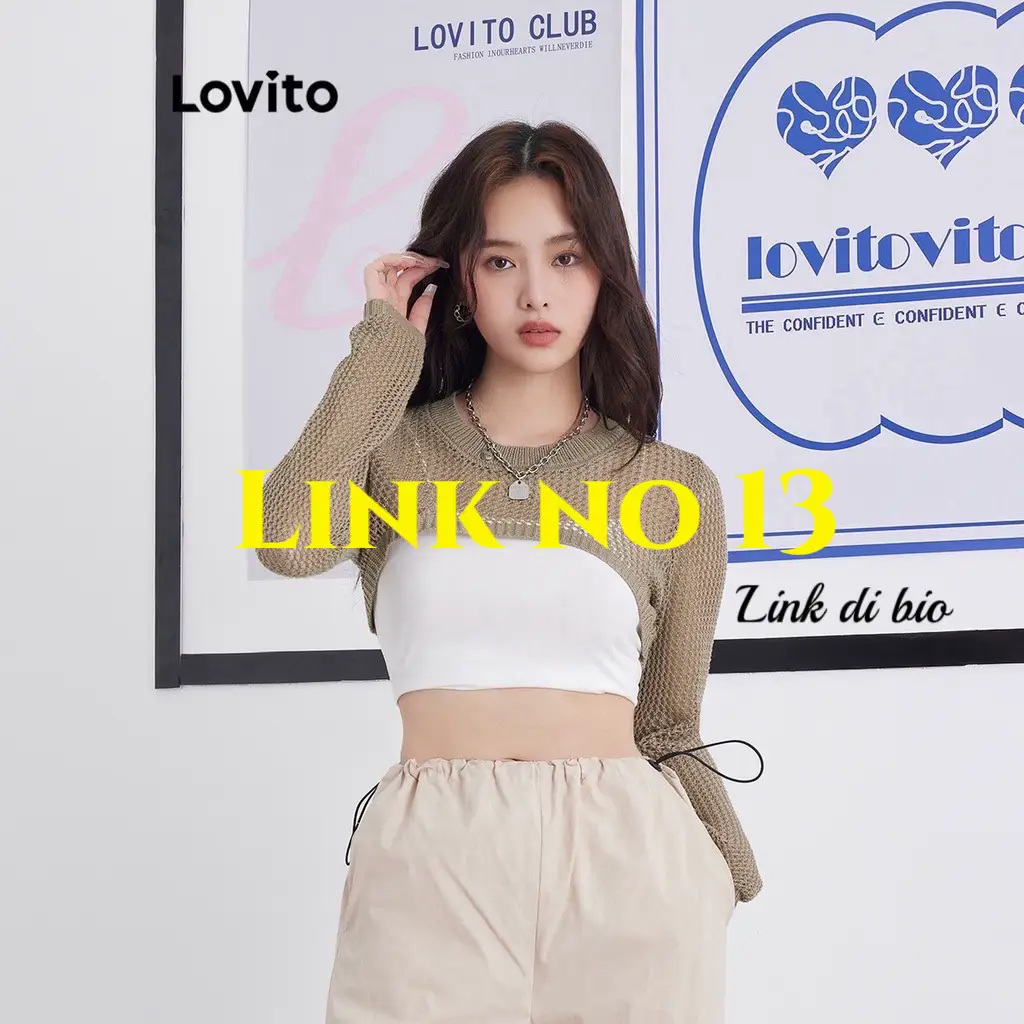 Link no 13 croptop sweater | Galeri disiarkan oleh Shopee MY | Lemon8