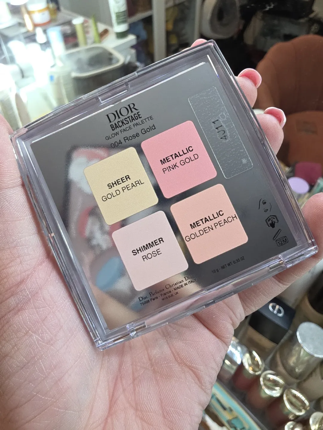 Dior backstage glow face palette 004 👀🎀 | แกลเลอรีที่โพสต์โดย Naomi86 | Lemon8