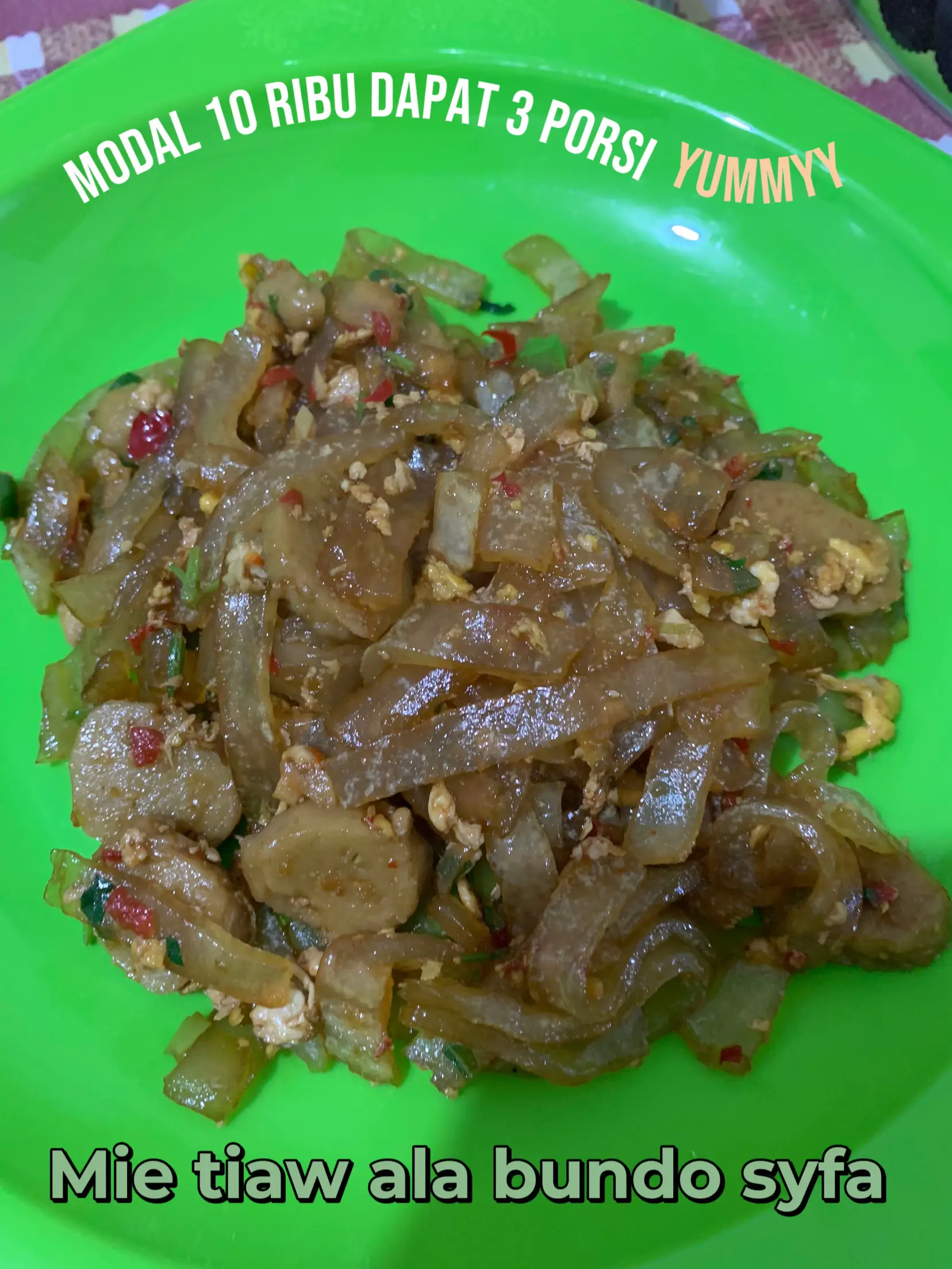 Mie tiaw | Galeri diposting oleh Rinda Octafiand | Lemon8