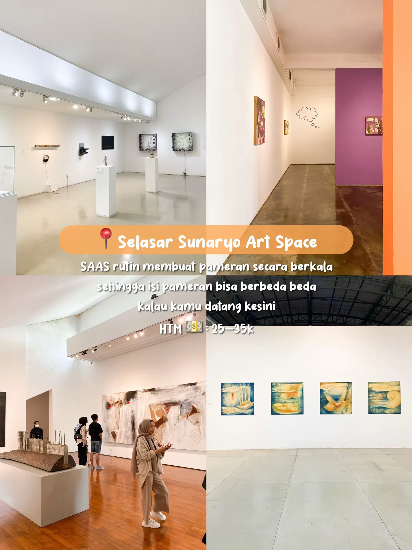 Rekomendasi Tempat Pameran Estetik | แกลเลอรีที่โพสต์โดย Nabila Syahbudi | Lemon8