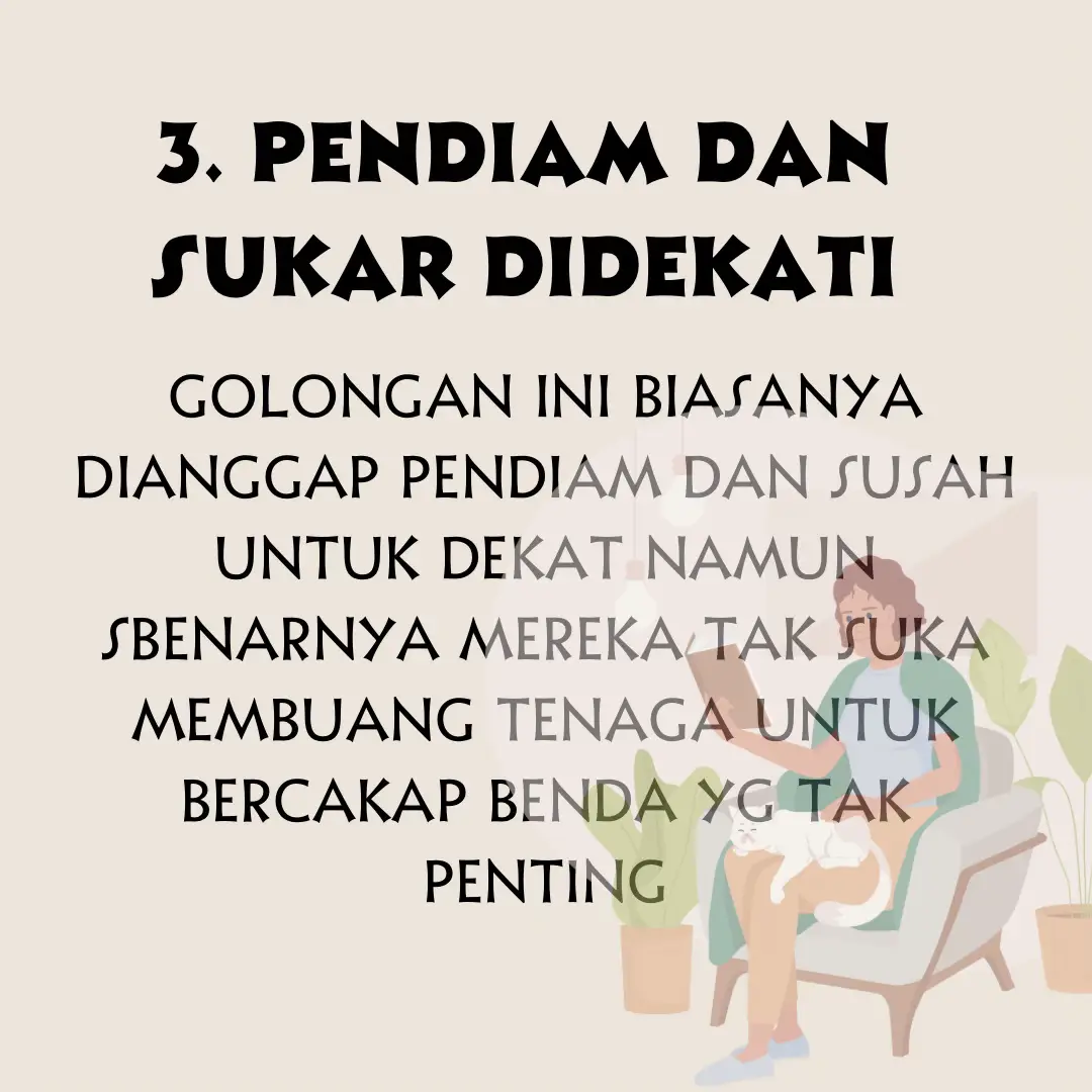 3 JENIS CIRI INTROVERT | Galeri disiarkan oleh Fadhilahkhairi | Lemon8