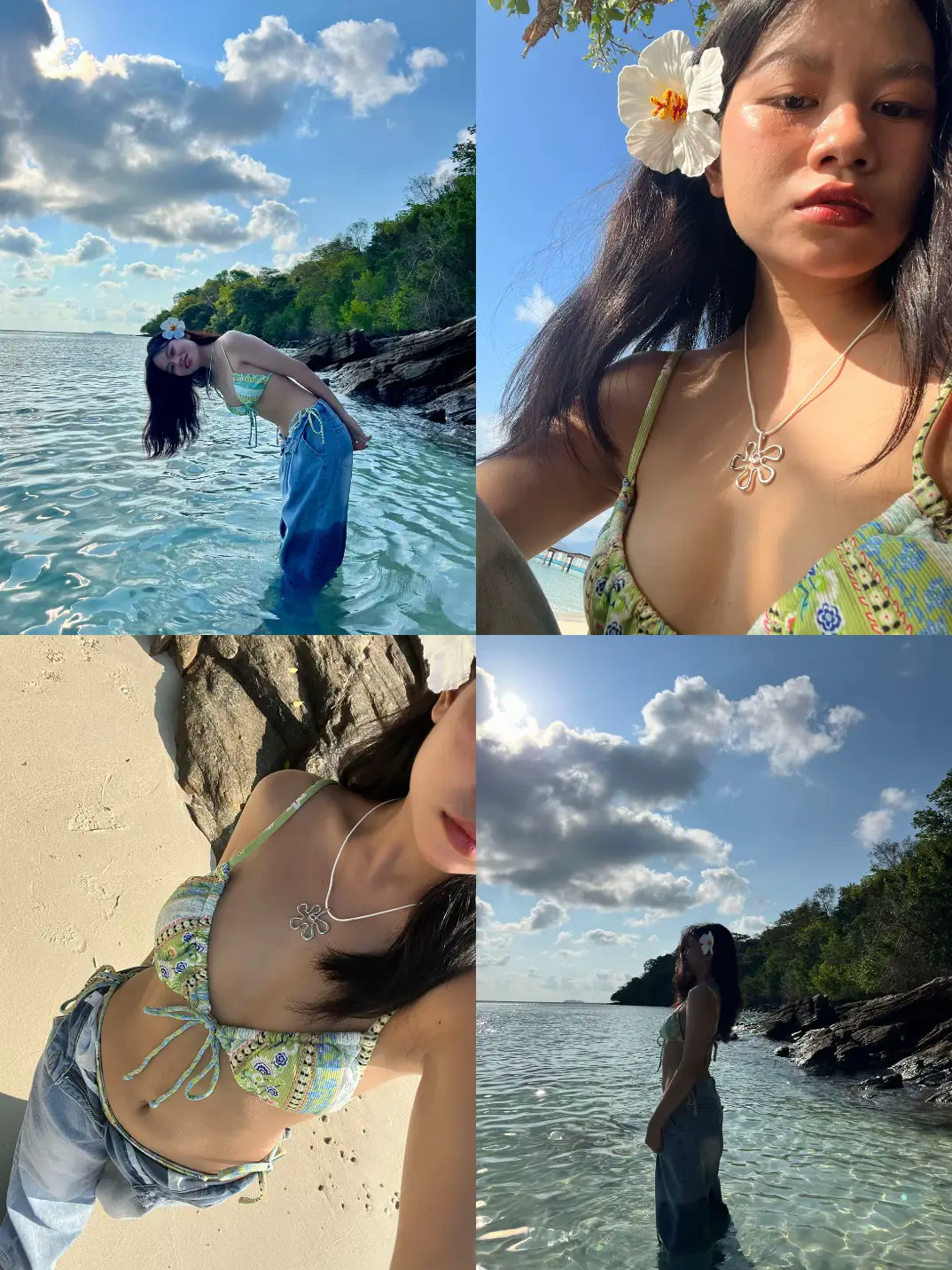 Outfit เที่ยวทะเล ต้อนรับหน้าร้อน 🏖️ | แกลเลอรีที่โพสต์โดย yada_s.ky | Lemon8