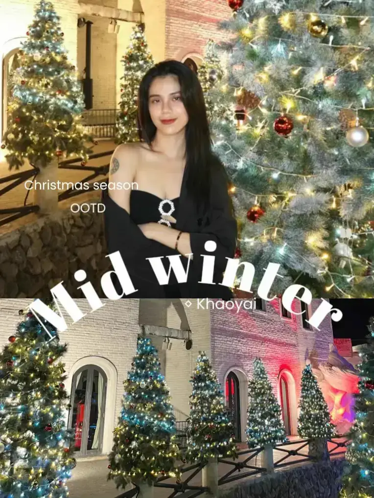 Midwinter Christmas vibe at Khaoyai 🎄 | แกลเลอรีที่โพสต์โดย mantra.mon | Lemon8