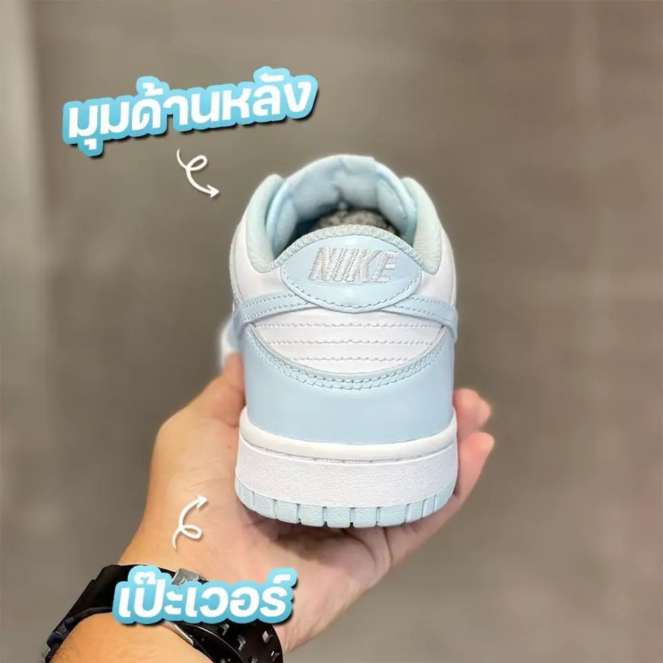 รีวิว รองเท้า Nike สีฟ้าพาสเทล🩵 | แกลเลอรีที่โพสต์โดย Proxumer | Lemon8