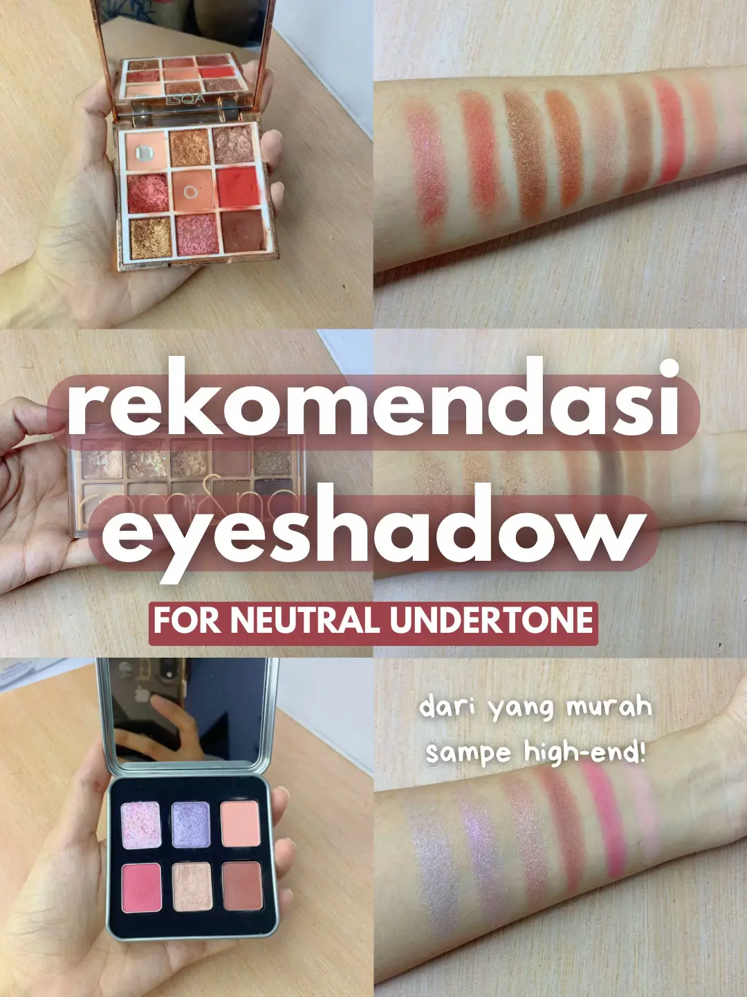 Rekomendasi Eyeshadow FOR NEUTRAL UNDERTONE | Galeri diposting oleh ...