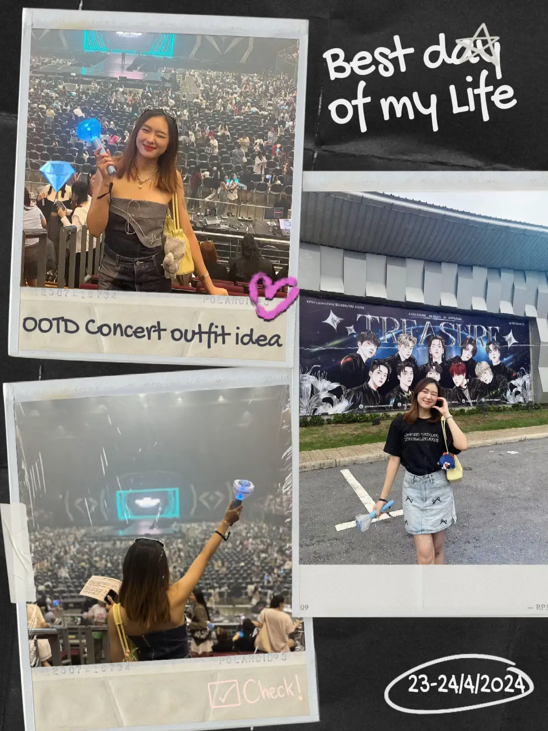 OOTD Concert outfit (Treasure Reboot in BKK) | แกลเลอรีที่โพสต์โดย ...
