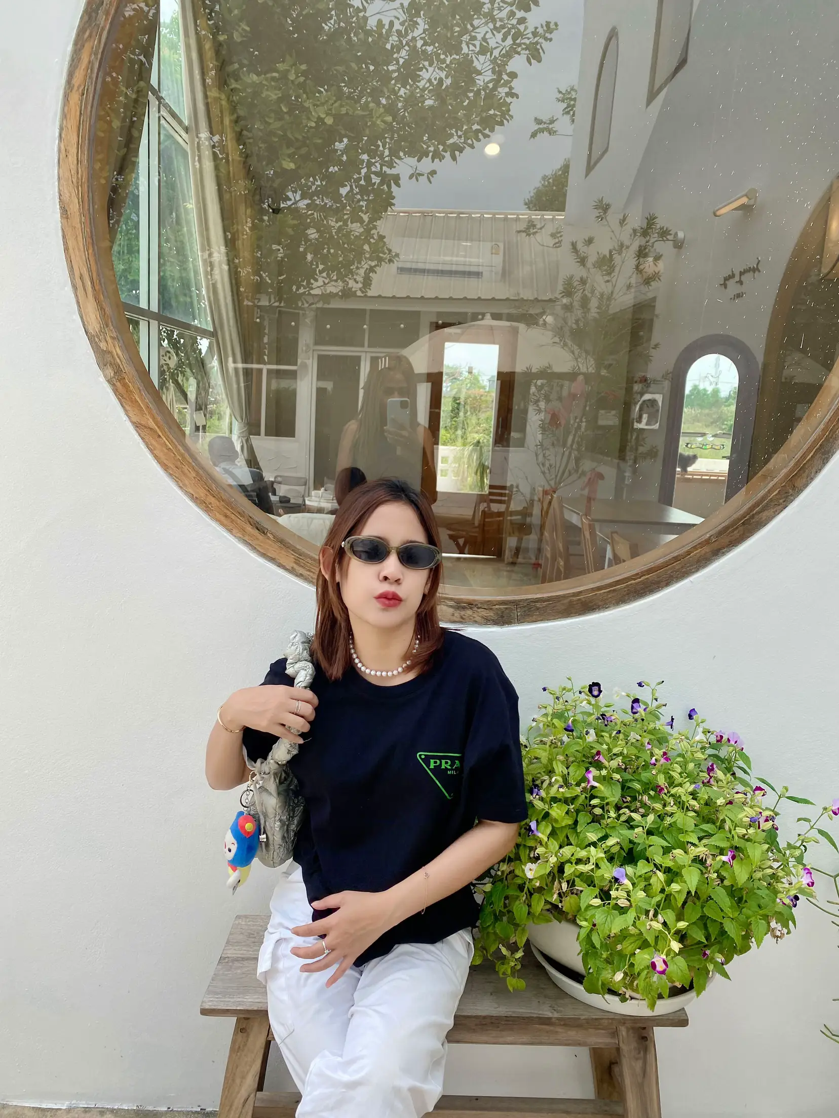 Spring Day Cafe Rayong 🌤️🐈🪐🌸 | แกลเลอรีที่โพสต์โดย คุณตาลรีวิว | Lemon8