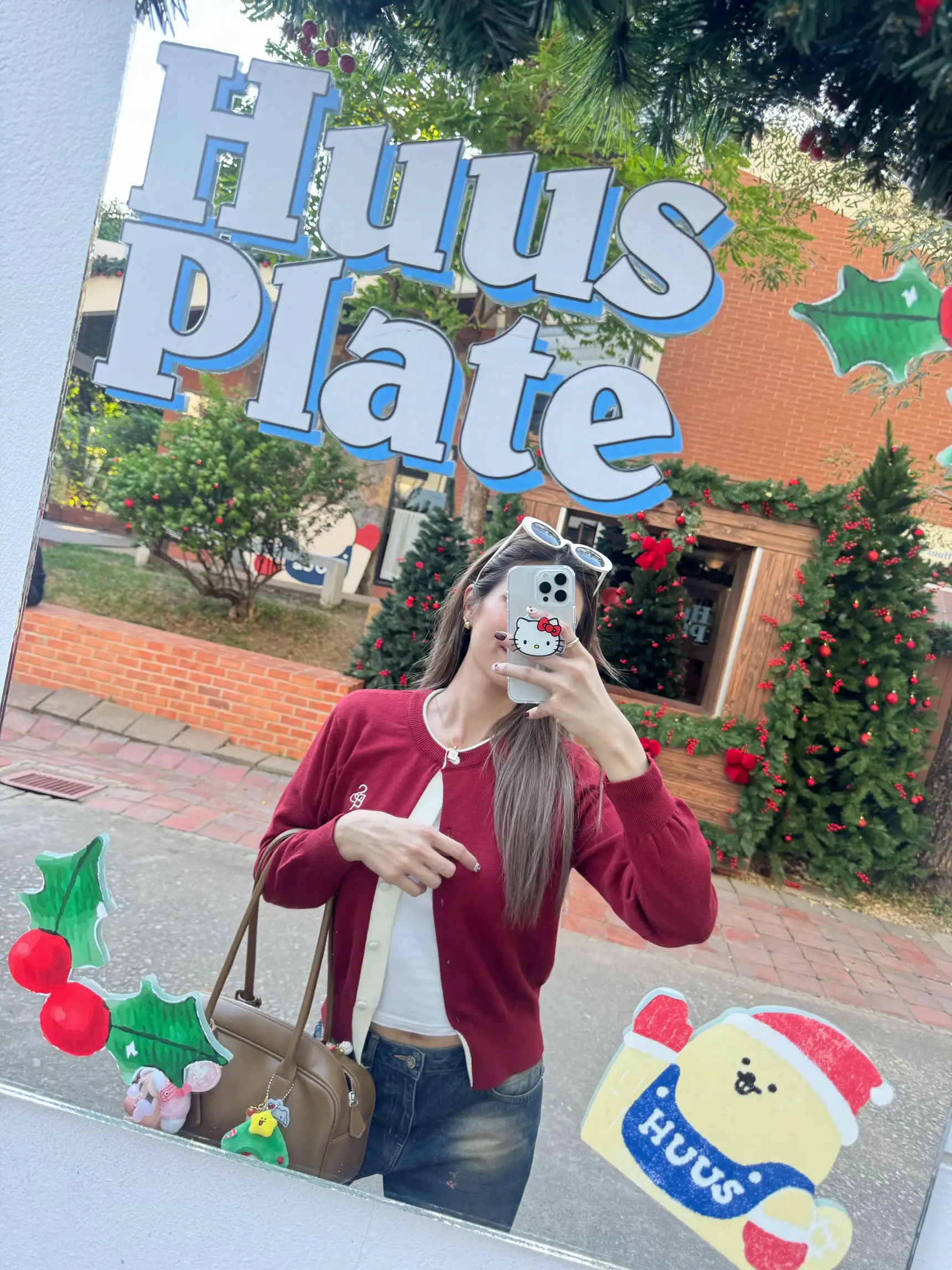 Huus Plate คาเฟ่ธีมครีสต์มาส 2024 โครตจะน่ารักก🍒🎅🏼🔔🎄 | แกลเลอรีที่โพสต์ ...