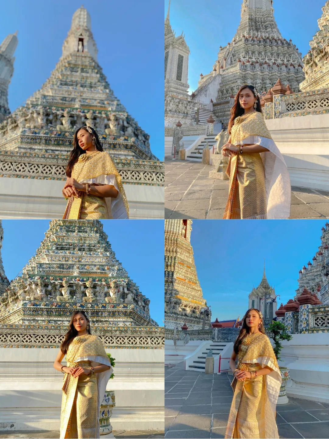 เช่าชุดไทย ถ่ายรูปวัดอรุณฯในงบ150บาท📸 | แกลเลอรีที่โพสต์โดย Shen_sky💫 ...