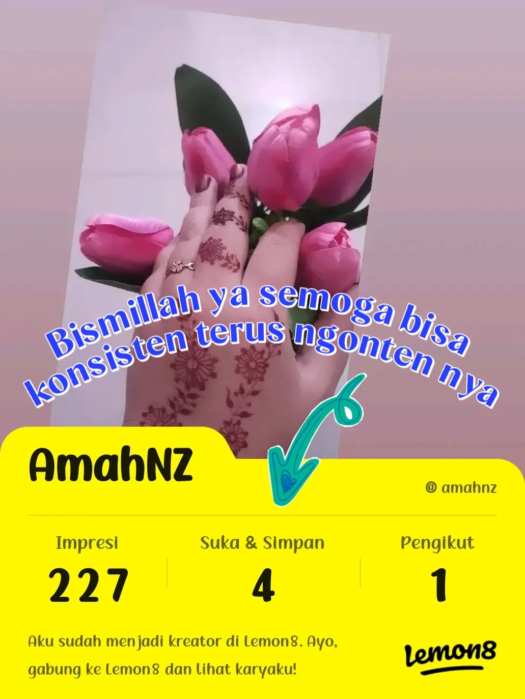 Pencapaian 1minggu di lemonade.😍 | Galeri diposting oleh AmahNZ | Lemon8