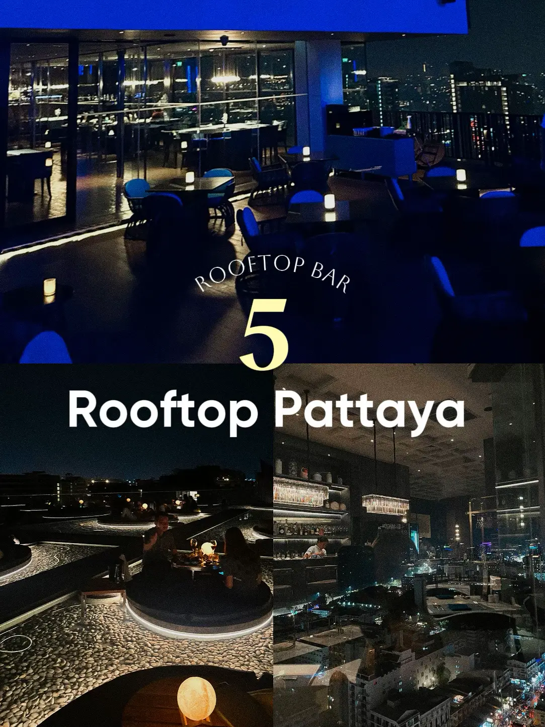5 Rooftop Pattaya mood ดีมาก~ 🌃 | แกลเลอรีที่โพสต์โดย Any อัญวีณ์ | Lemon8