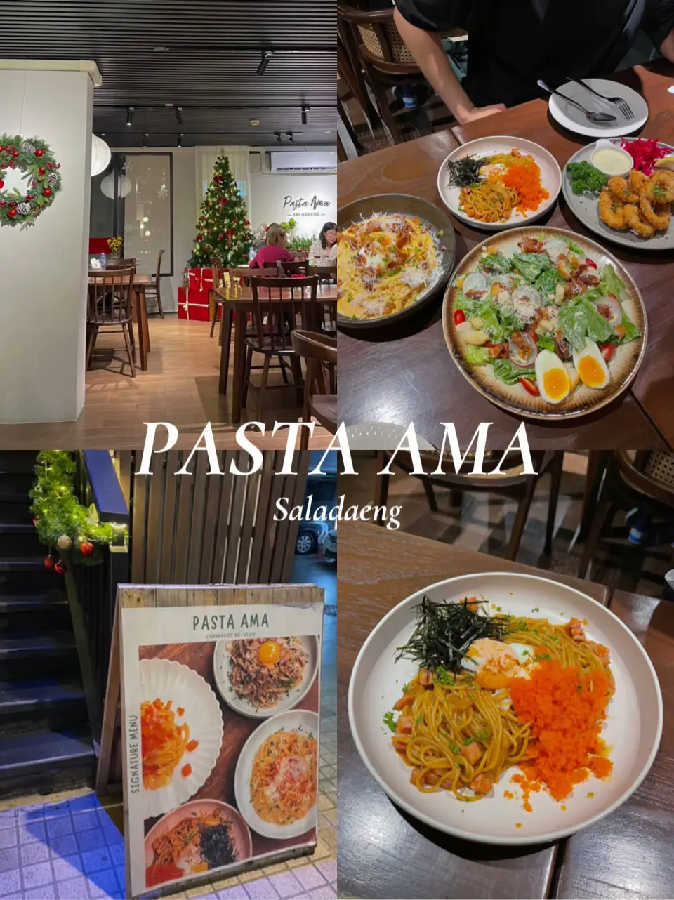 PASTA AMA at Saladaeng คริสต์มาส🎄🍝 | แกลเลอรีที่โพสต์โดย dipsntrips🥓🛶 ...