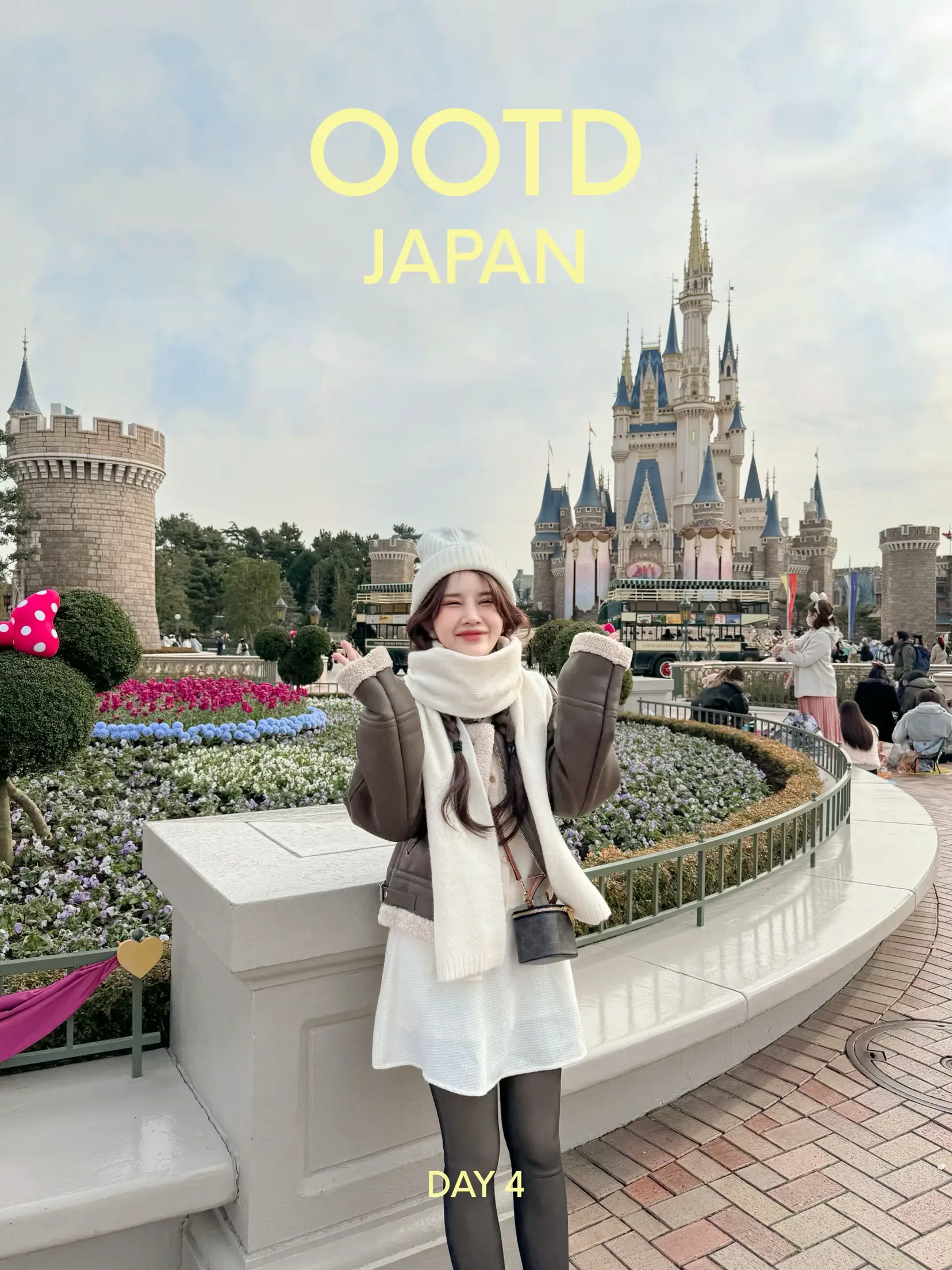 OOTD : JAPAN LOOK (DAY4) แต่งตัวอากาศหนาว ที่ดิสนีย์แลนด์ | แกลเลอรีที่ ...