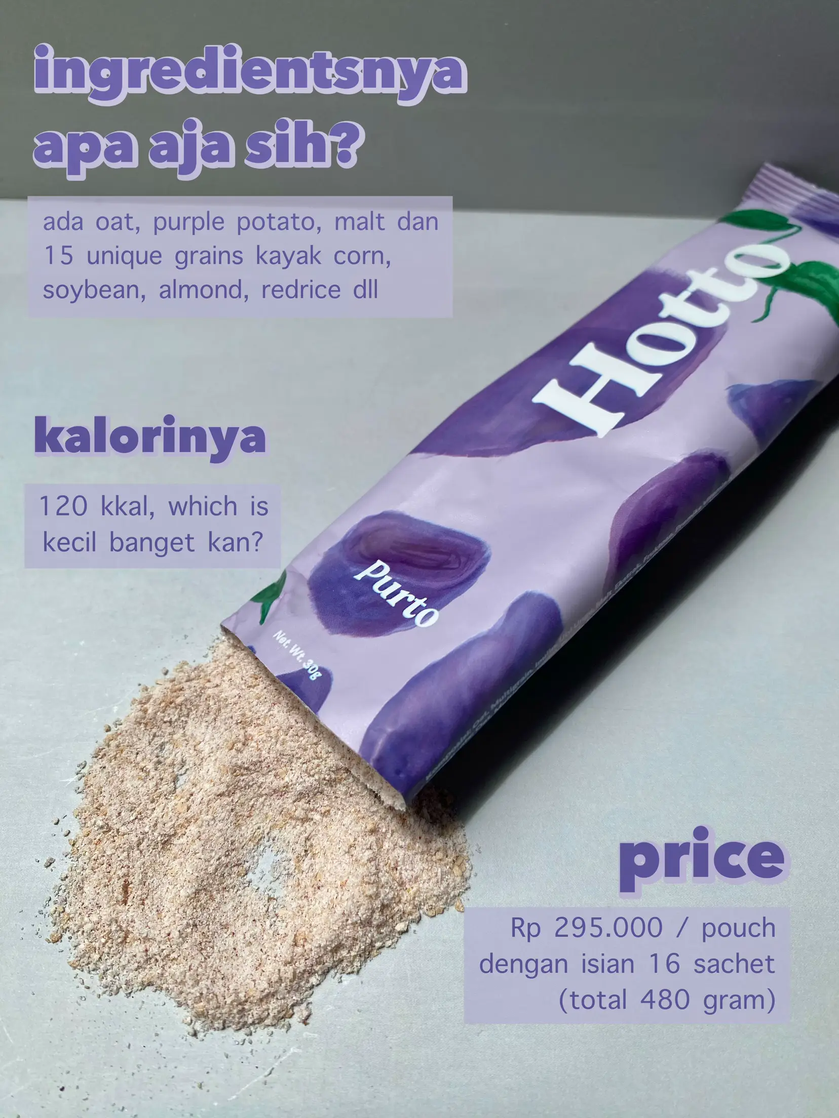 Honest Review Multigrain Drink Viral : HOTTO | Video dipublikasikan ...