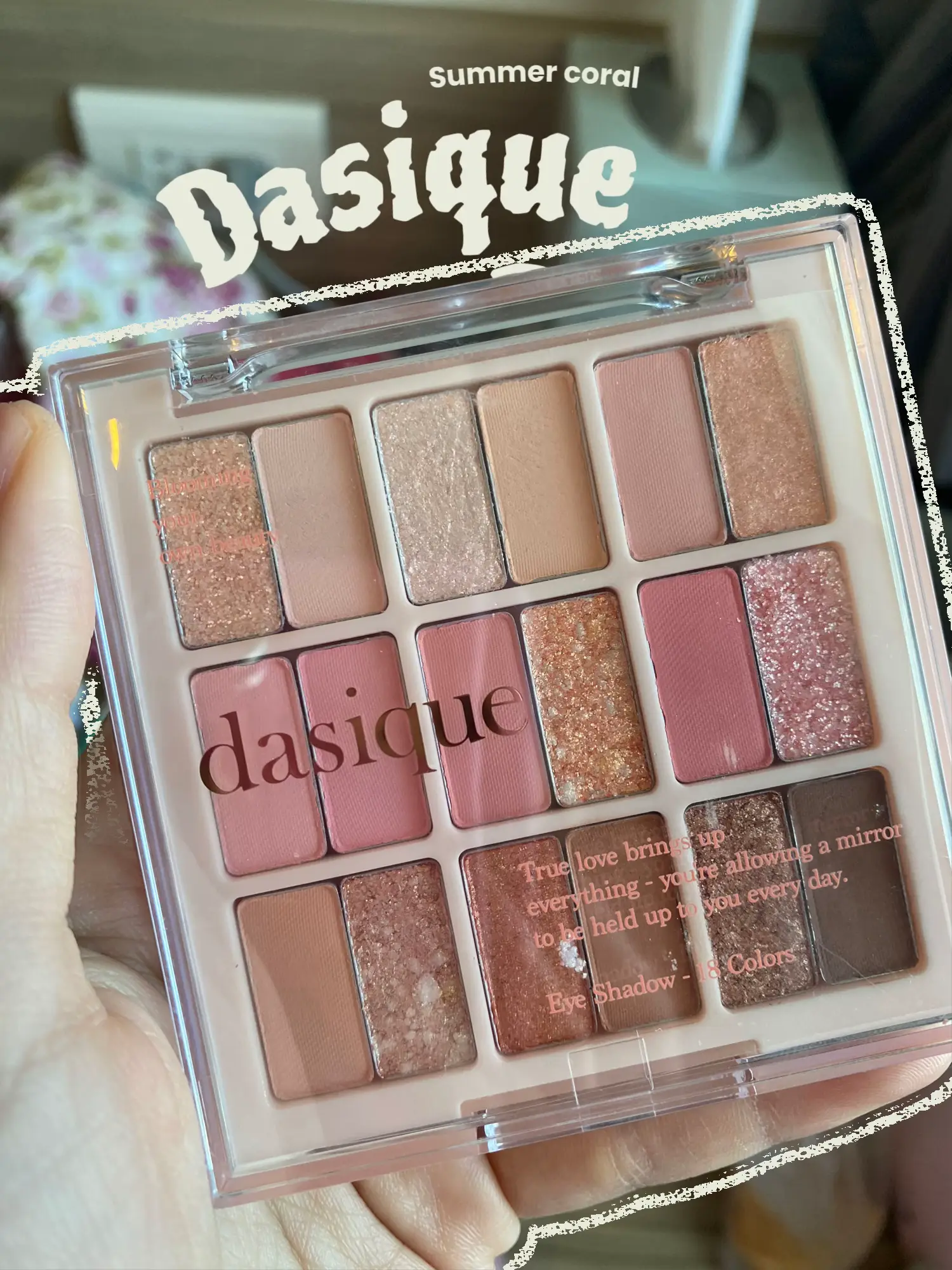 Dasique Summer Coral Edition eyeshadow palette | แกลเลอรีที่โพสต์โดย ...