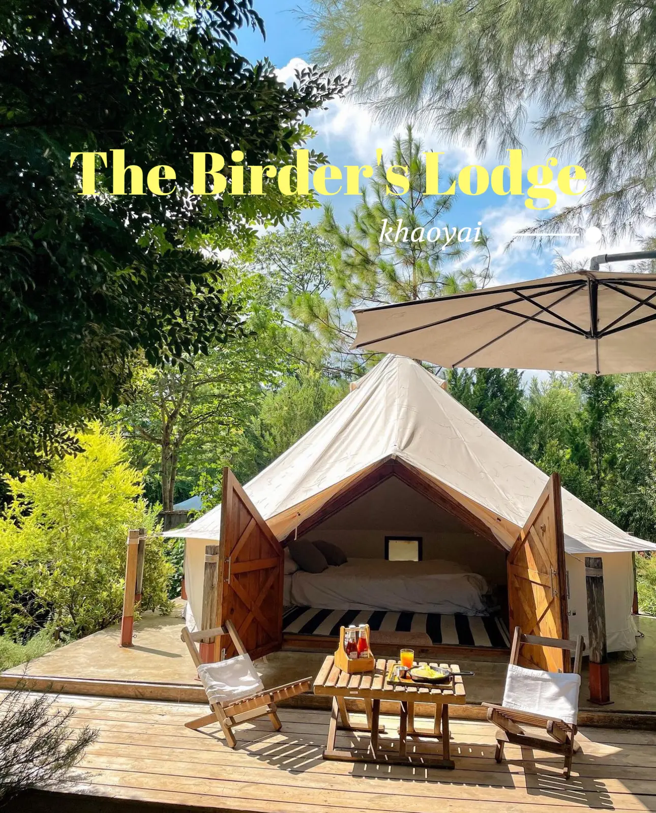 The Birder's Lodge 🏕️ | แกลเลอรีที่โพสต์โดย ploysuphansaa | Lemon8