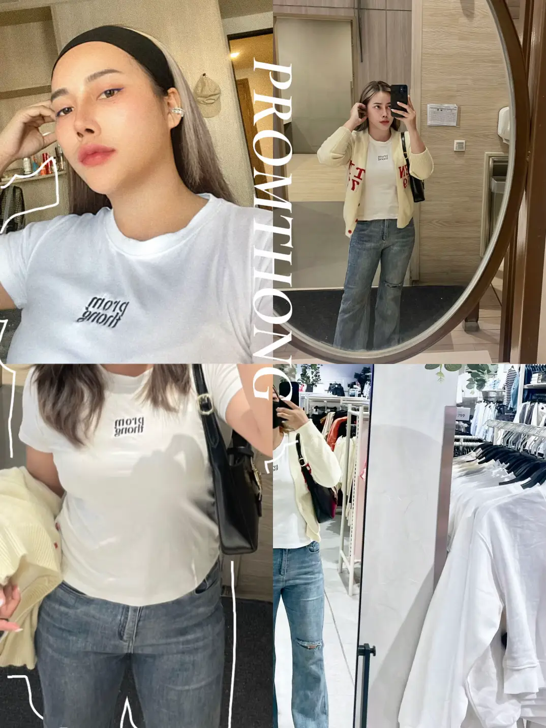 🧸เสื้อที่ใส่ในวันสบายๆ แนว เฟียชPROMTHONG | แกลเลอรีที่โพสต์โดย Pim Srithaworn | Lemon8