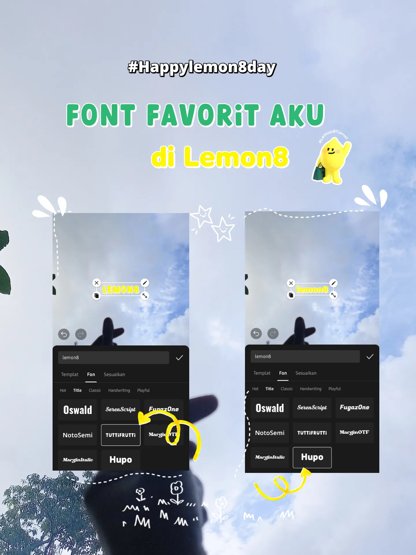 Font favorit aku dilemon8 | Galeri diposting oleh serlin | Lemon8