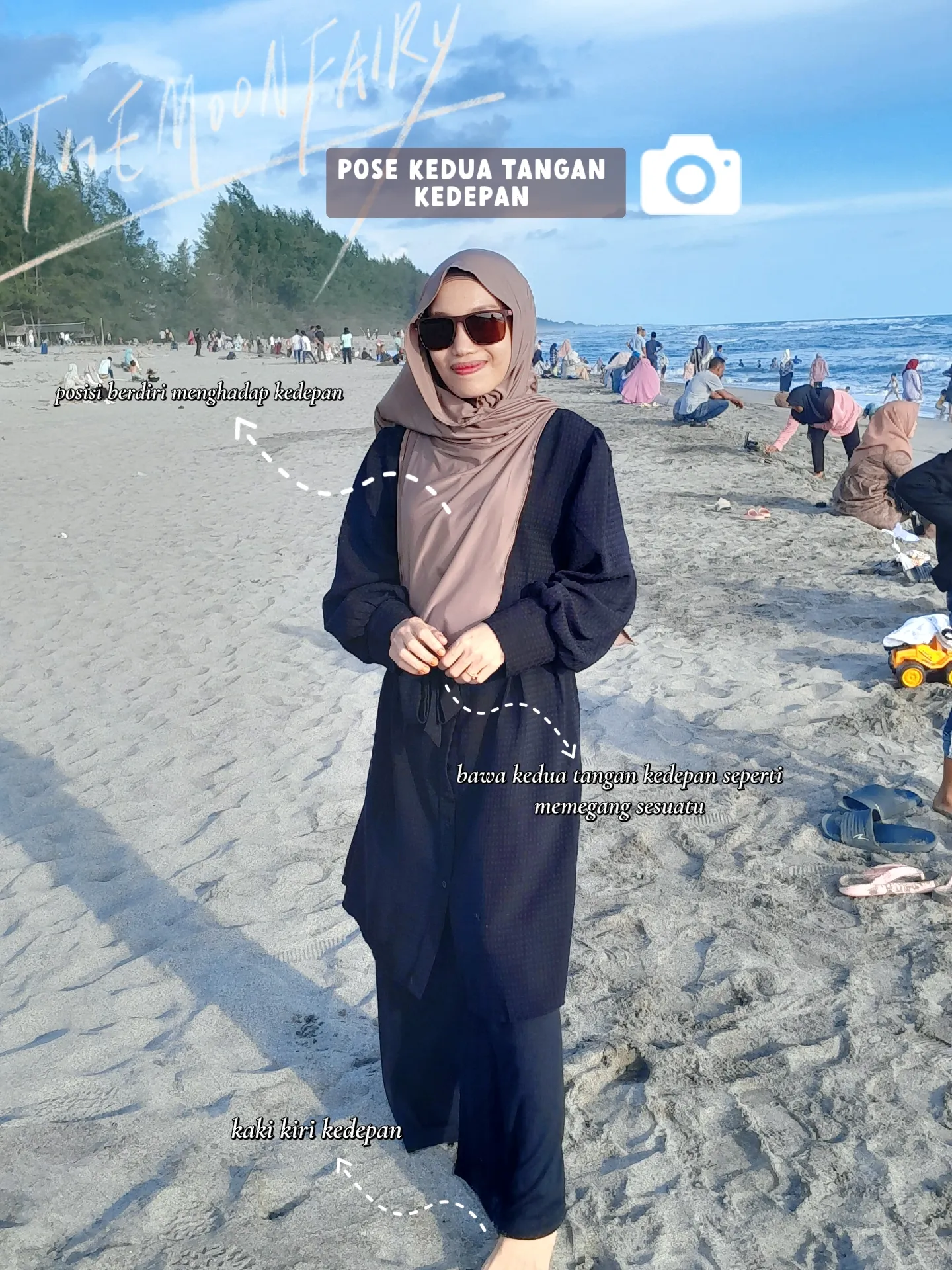 ide pose di pantai agar terlihat lebih anggun | แกลเลอรีที่โพสต์โดย ...