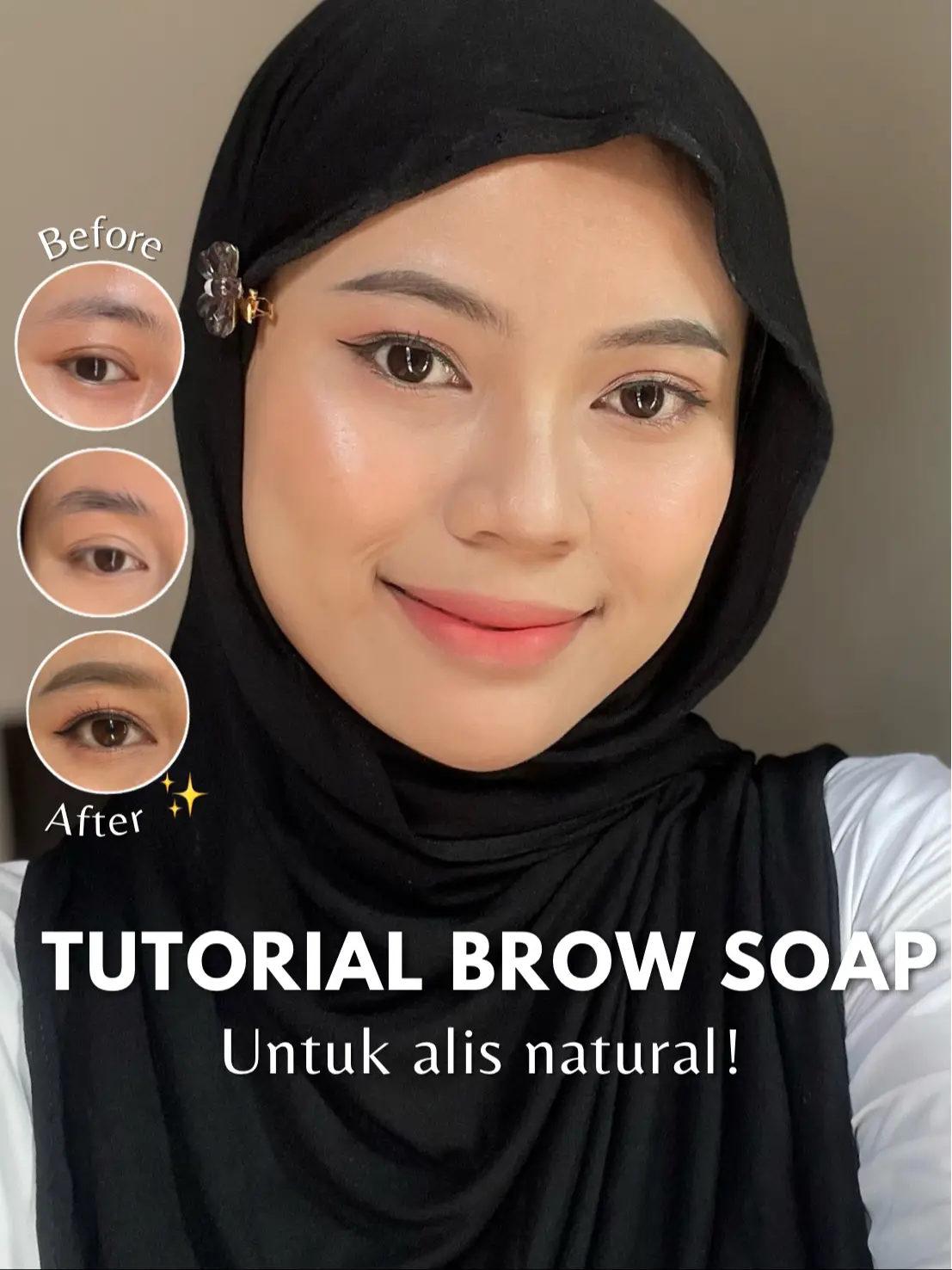 Tutorial Alis Natural Menggunakan Brow Soap! | วิดีโอที่เผยแพร่โดย mutiii.r | Lemon8
