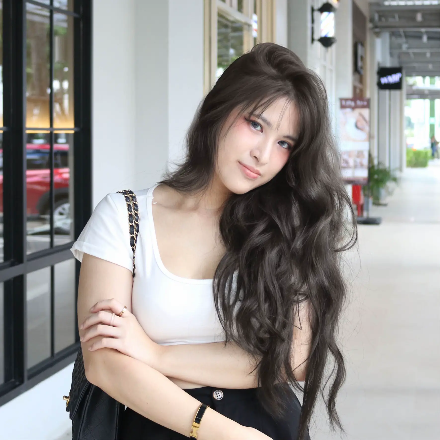 ทำผมเทาเองได้ง่ายๆ ไม่จกตา แบบไม่ง้อร้าน!! | แกลเลอรีที่โพสต์โดย cinearism💀 | Lemon8