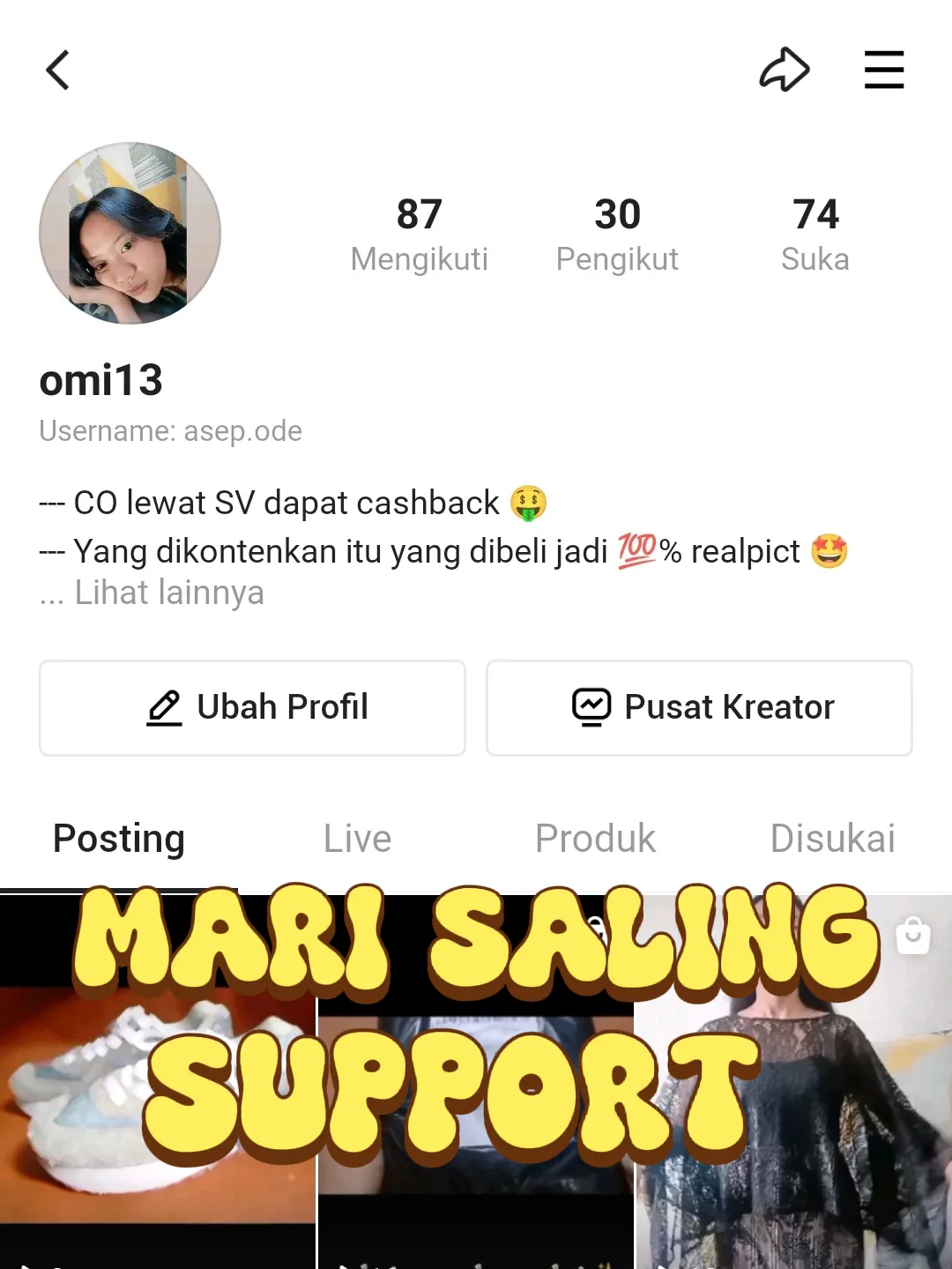 mari saling follow yuuu😍 | Galeri diposting oleh Omi | Lemon8