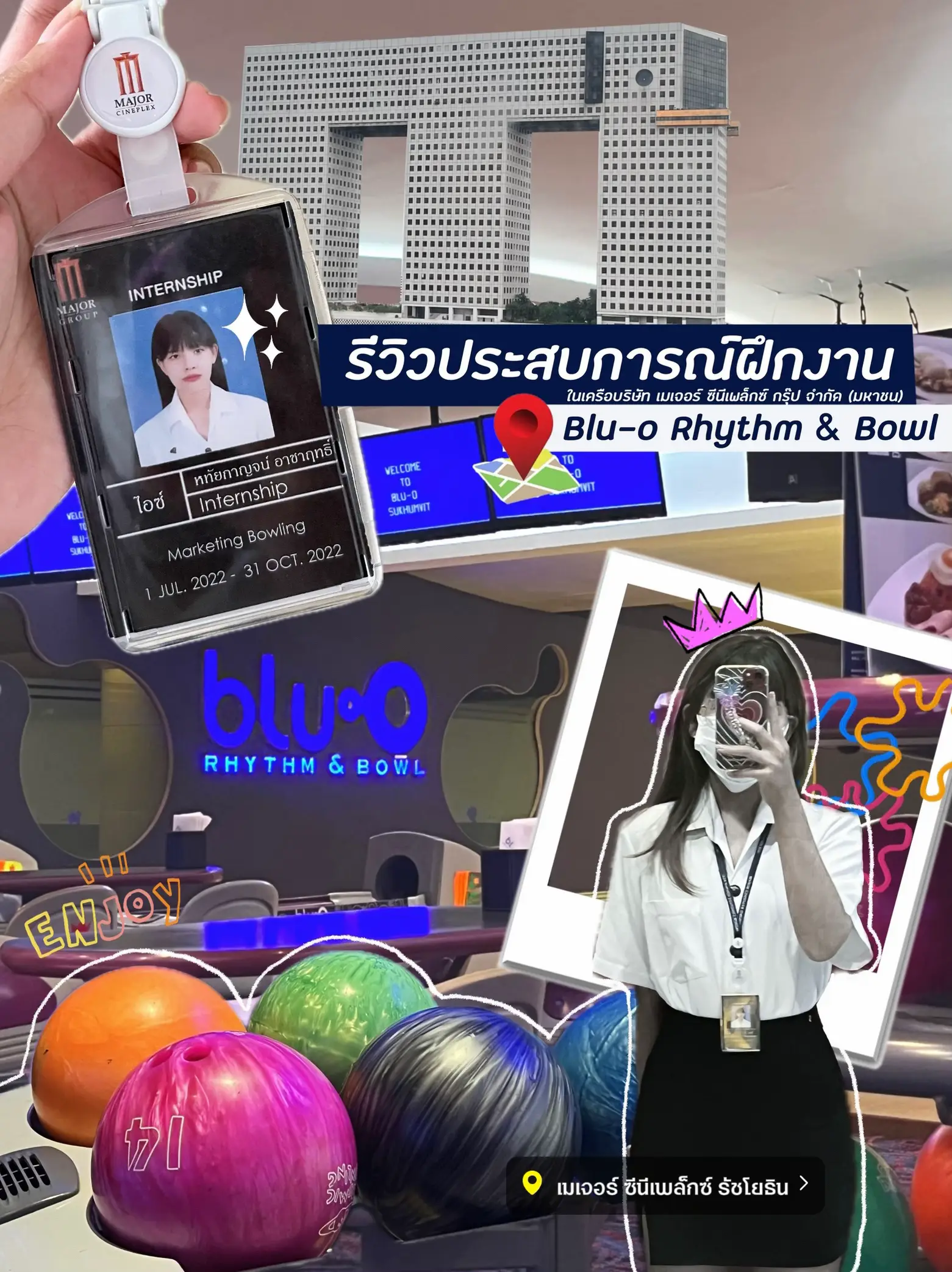 [Review] เปิดประสบการณ์ฝึกงานกับ Blu-o ในเครือเมเจอร์🎞️ | แกลเลอรีที่ ...
