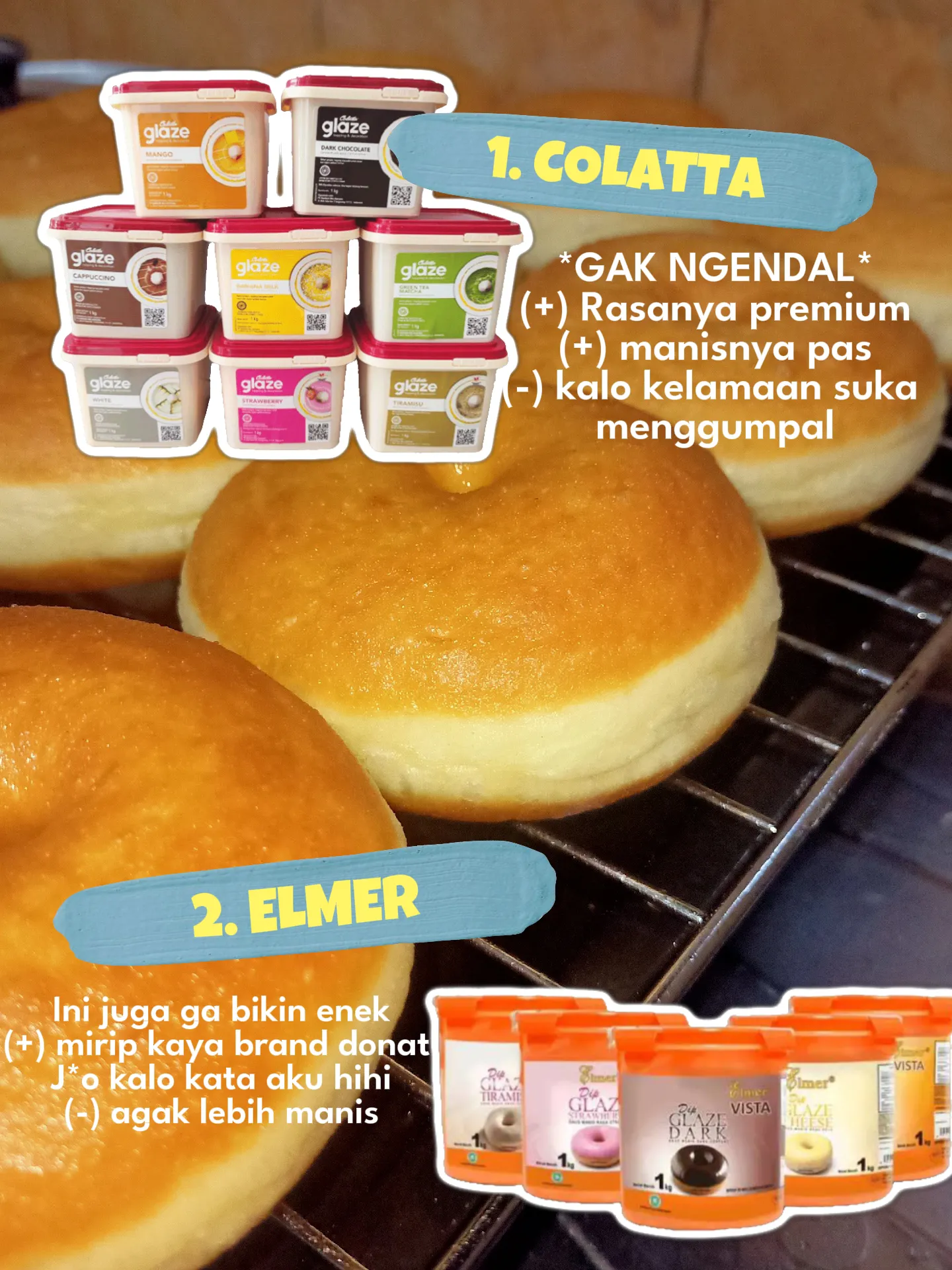 Saran Glaze Donat Buat Jualan | Galeri diposting oleh Ipeh🧃 | Lemon8