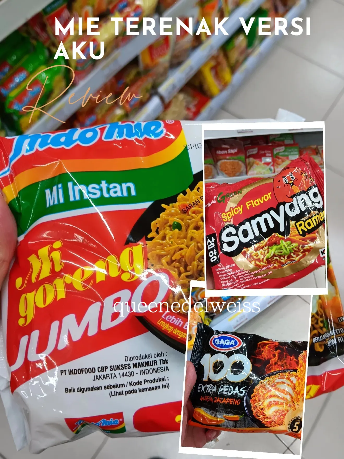 MIE TERENAK VERSI AKU | Galeri diposting oleh QueenEdelweiss | Lemon8