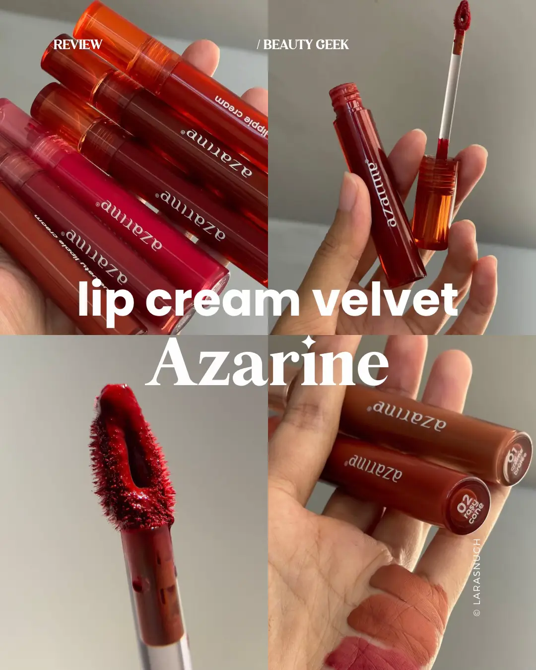 [SWATCH] Azarine Velvety Lippie Cream | Galeri diposting oleh Laras ...