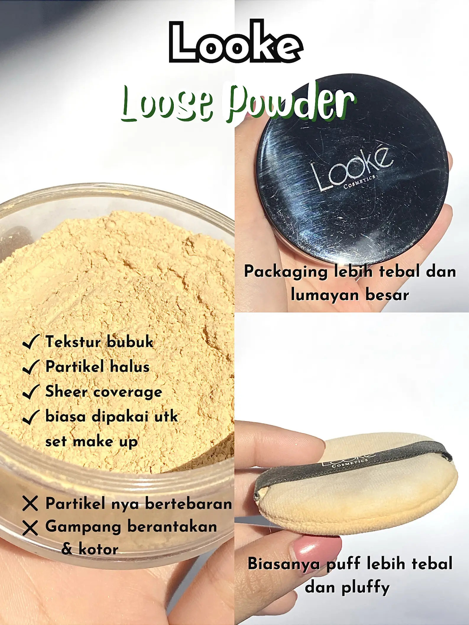 Perbedaan Loose Powder dan Compact Powder | Galeri diposting oleh f i g ...