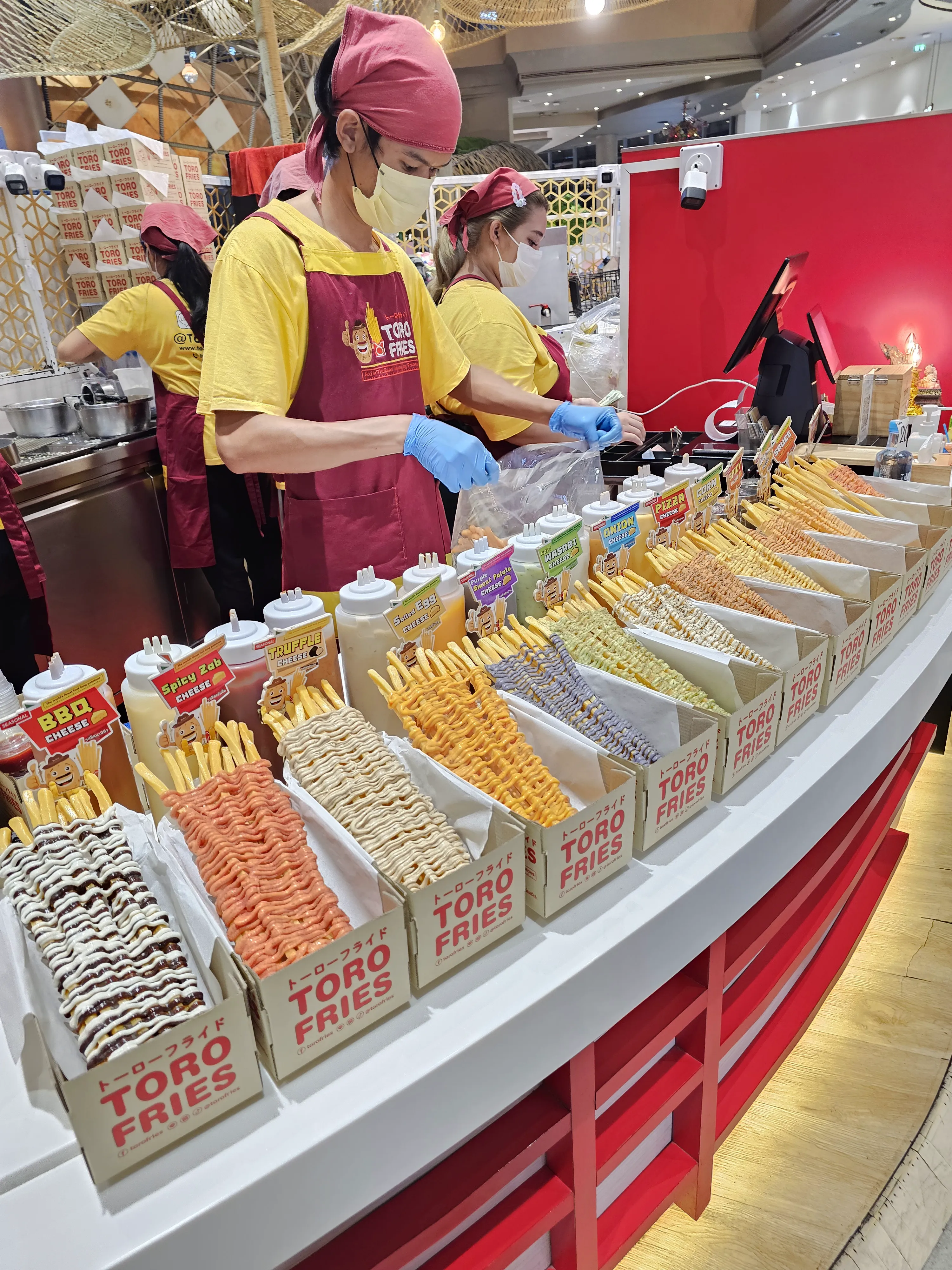 TORO FRIES French fries topped with a long sauce in feet. 🥰 | Gallery ...